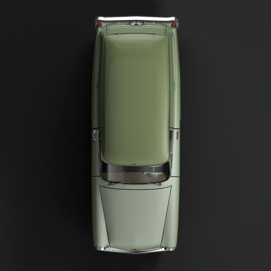 3d gaz-22 van volga car model