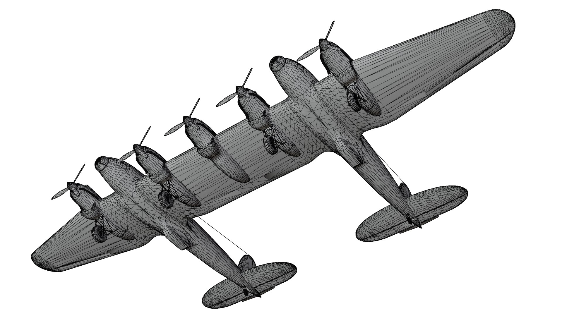 Heinkel He 111Z 3D Model - TurboSquid 2248869