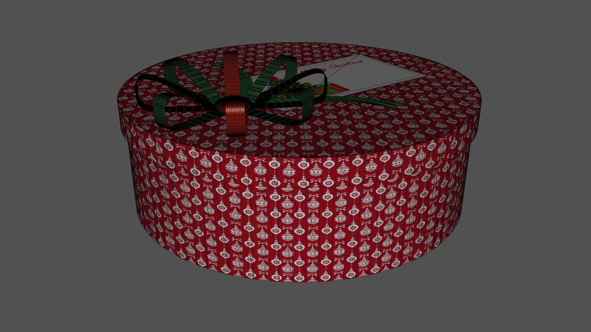 3D Christmas Gift Box Low-poly 3D Model Model - TurboSquid 2328612