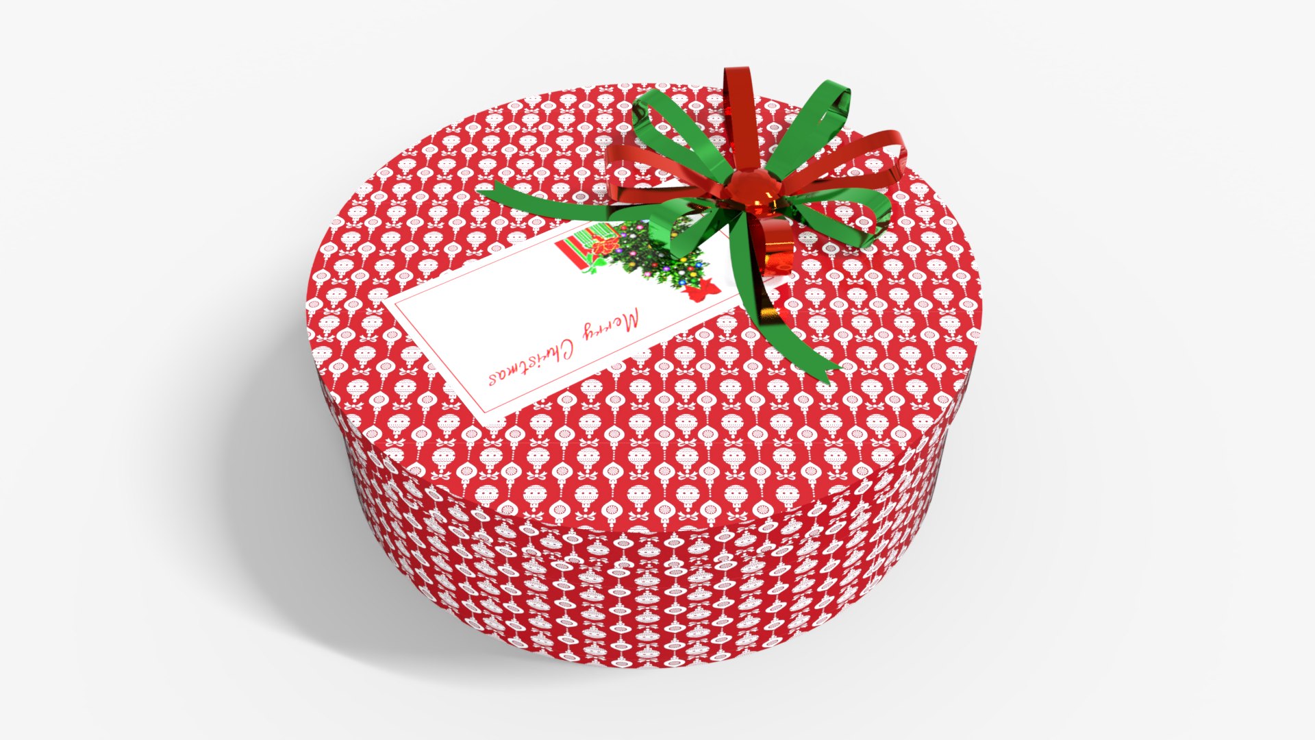 3D Christmas Gift Box Low-poly 3D Model Model - TurboSquid 2328612