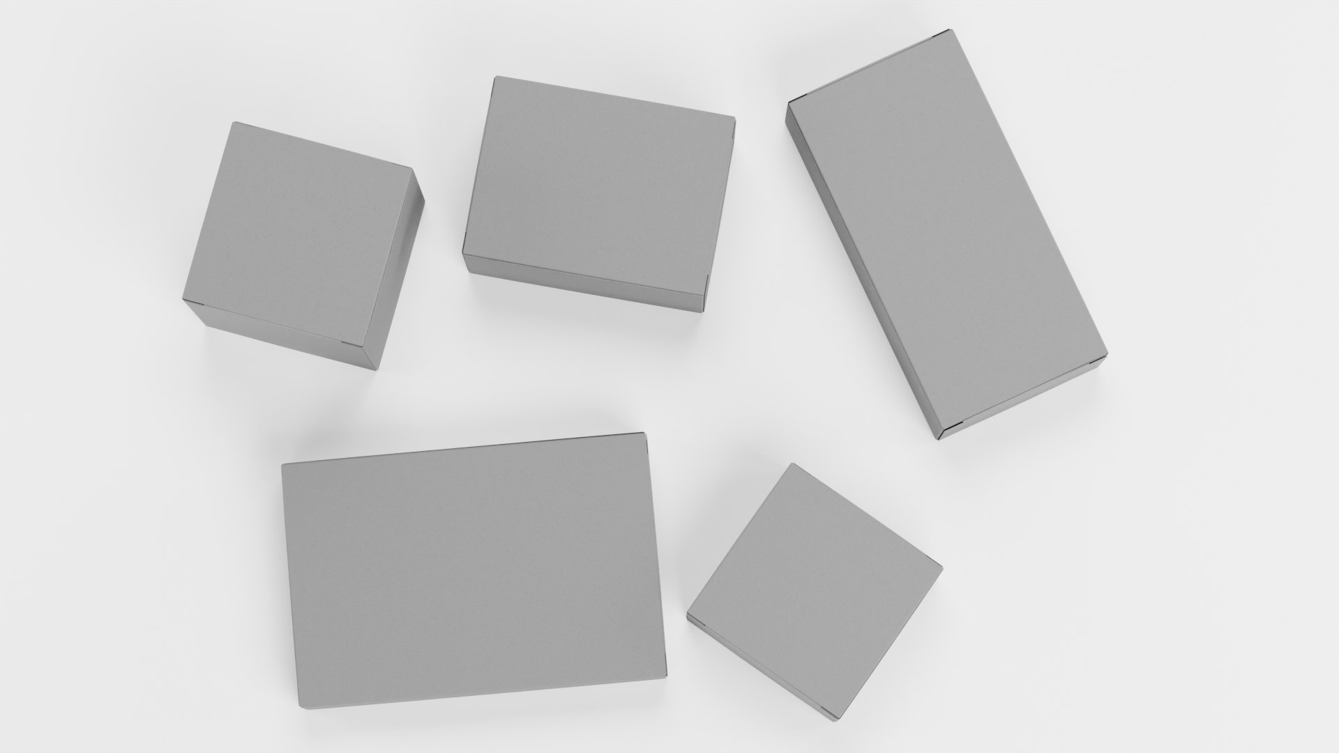 Paper Boxes Collection 3D Model - TurboSquid 2236873