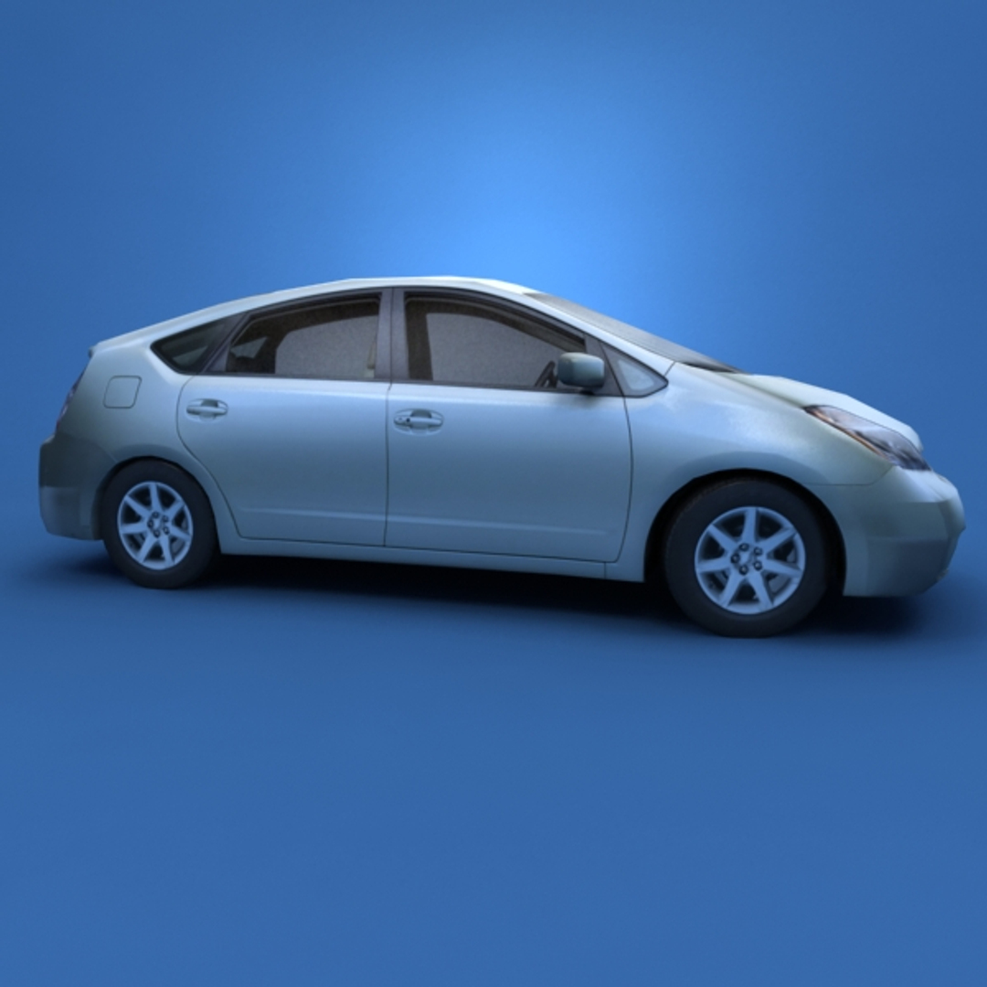 toyota prius 3d max