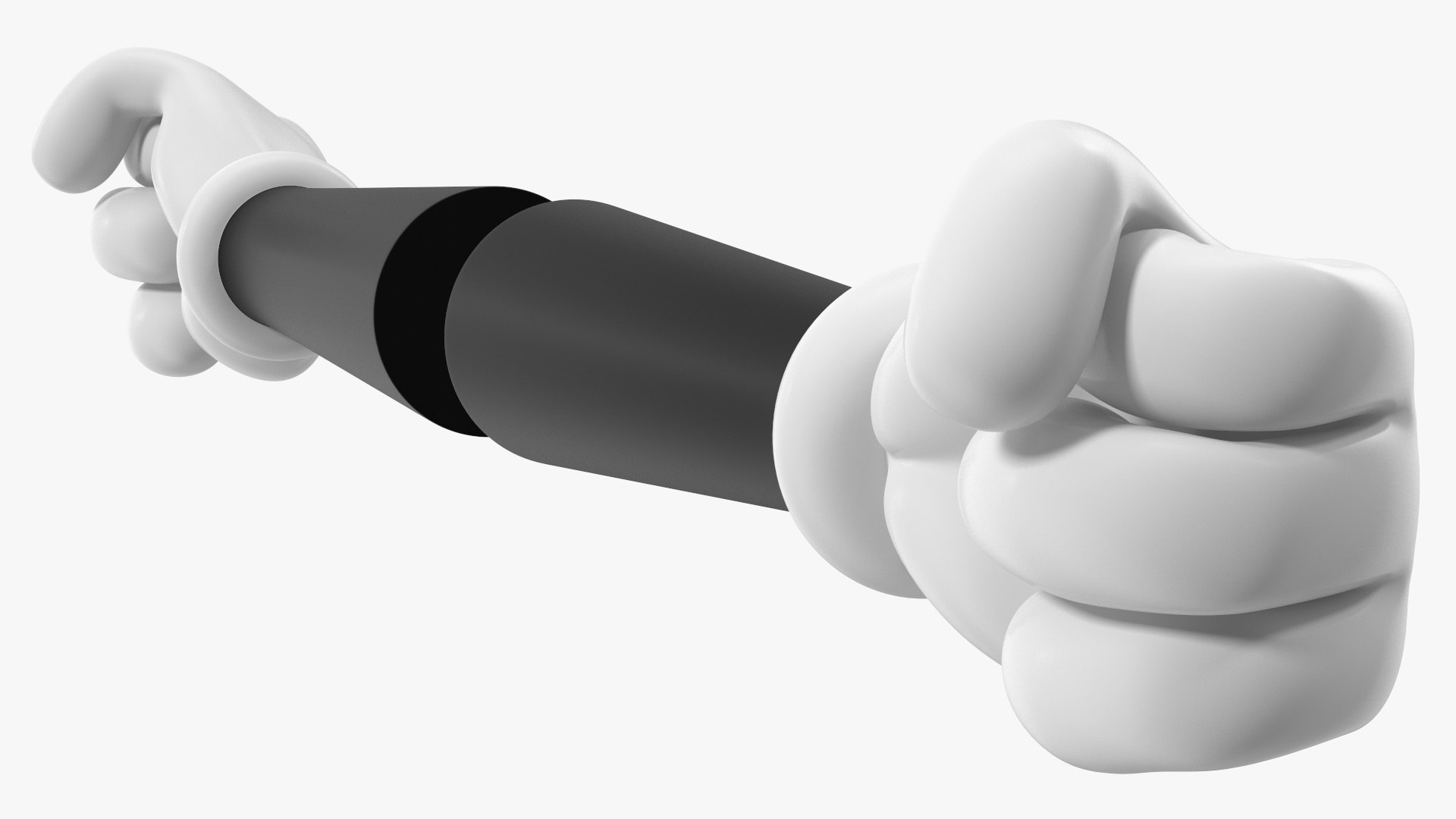 Cartoon Fists in Gloves 3D model - TurboSquid 1981834