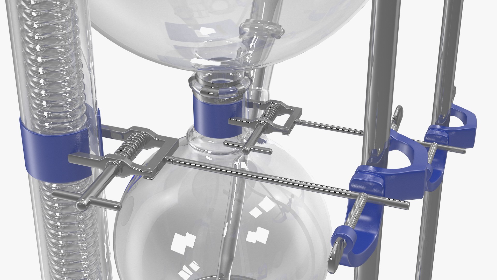 Steam distillation laboratory kit 3D model - TurboSquid 1458571