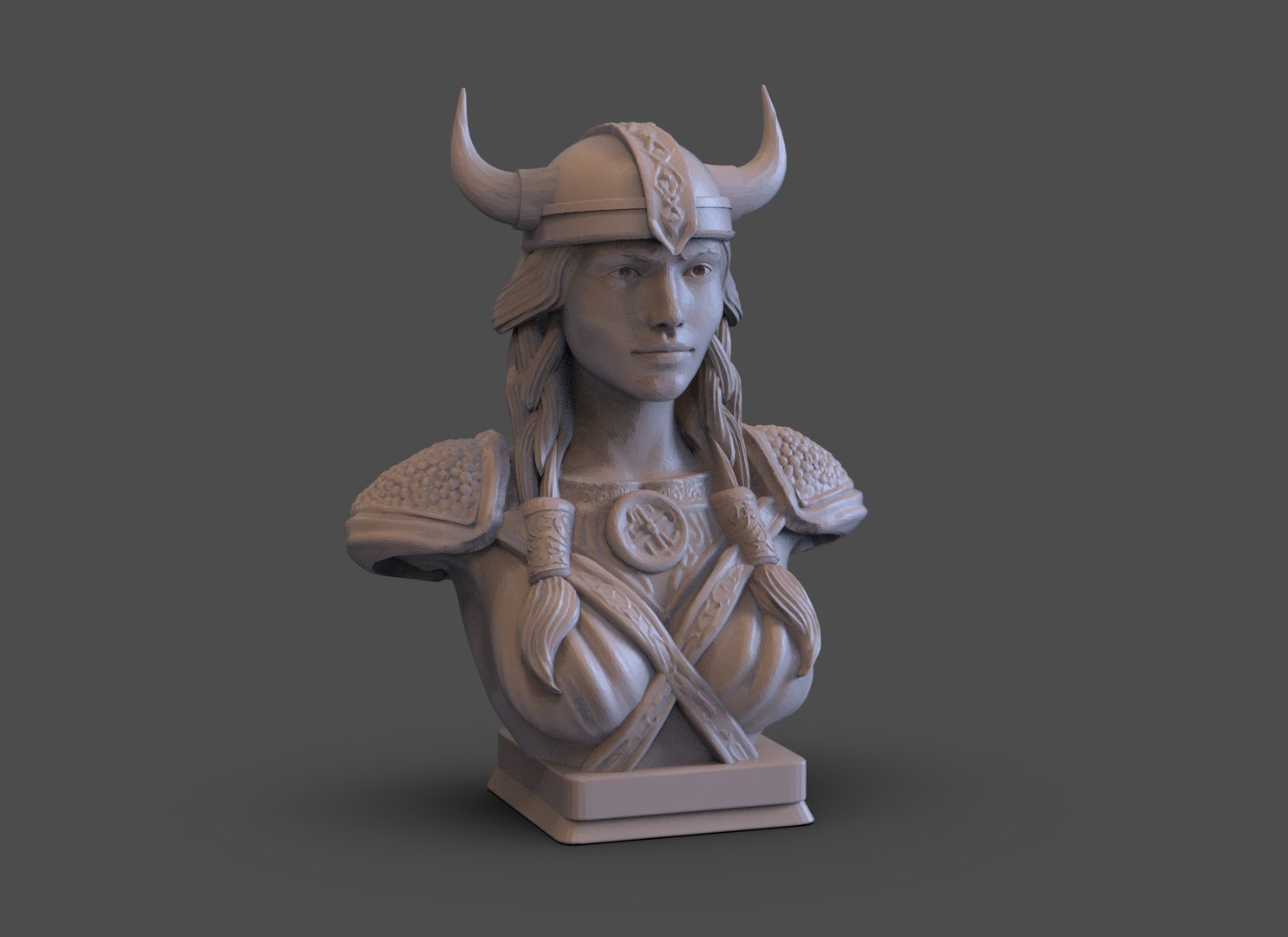 Viking Woman Bust 3D Model - TurboSquid 2211639