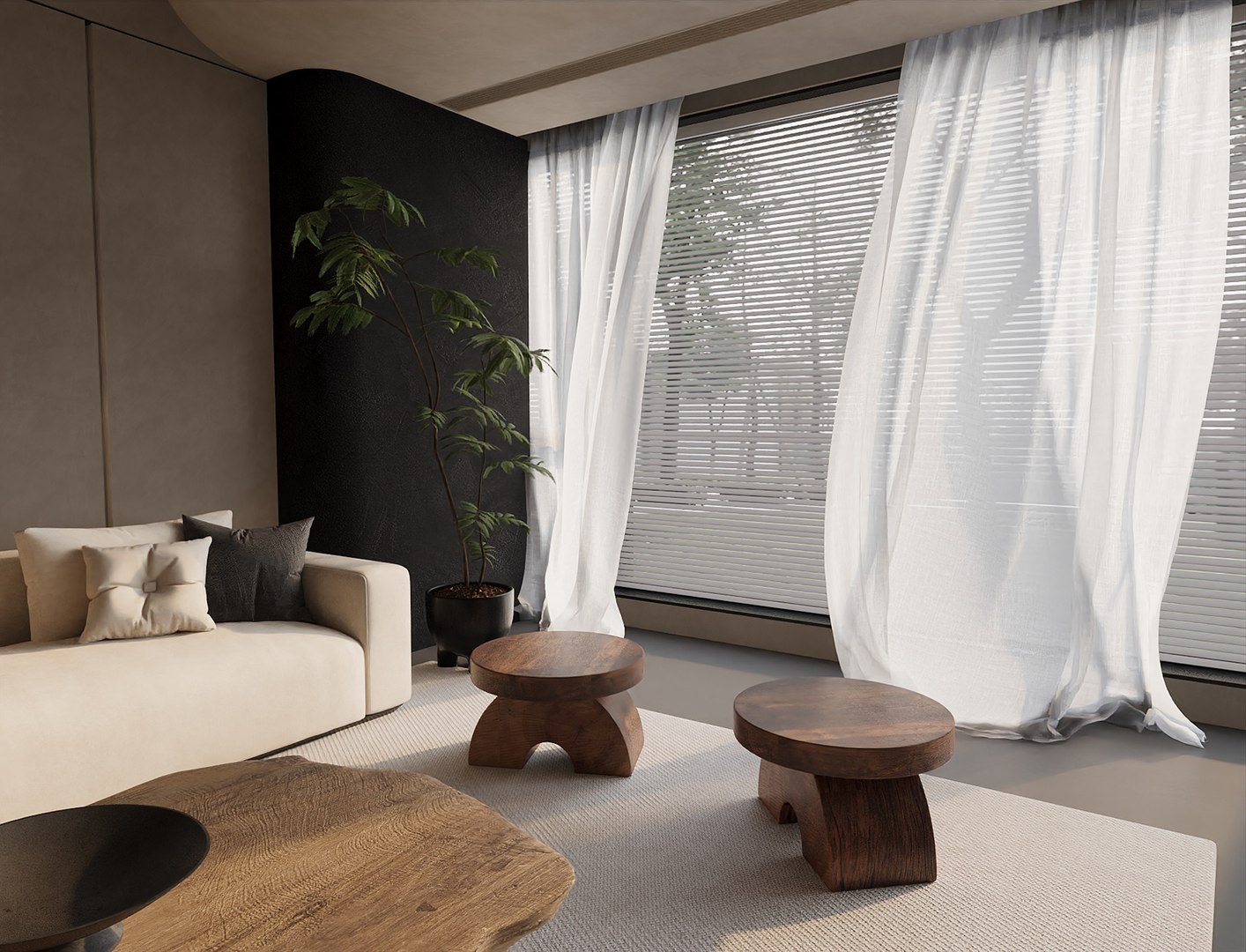 Homestay Living Room 3D Model - TurboSquid 2381041