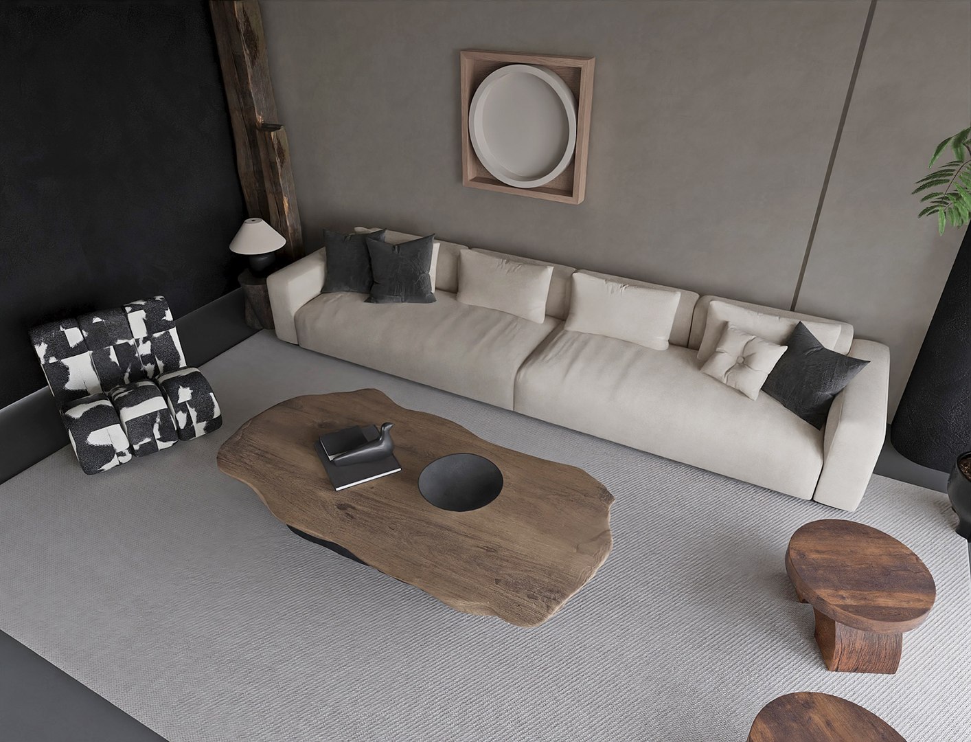 Homestay Living Room 3D Model - TurboSquid 2381041