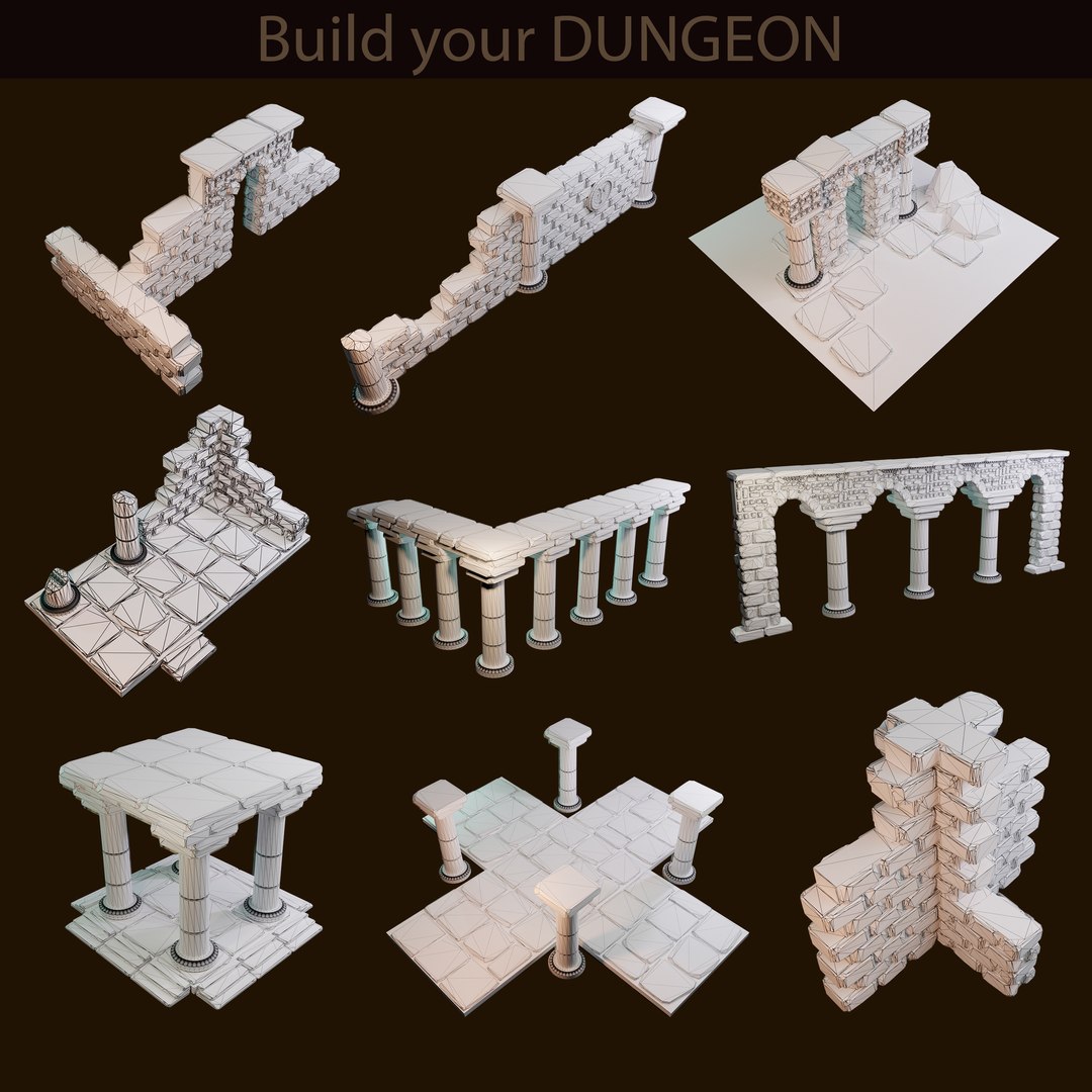 Puzzles Building 3D - TurboSquid 1663988