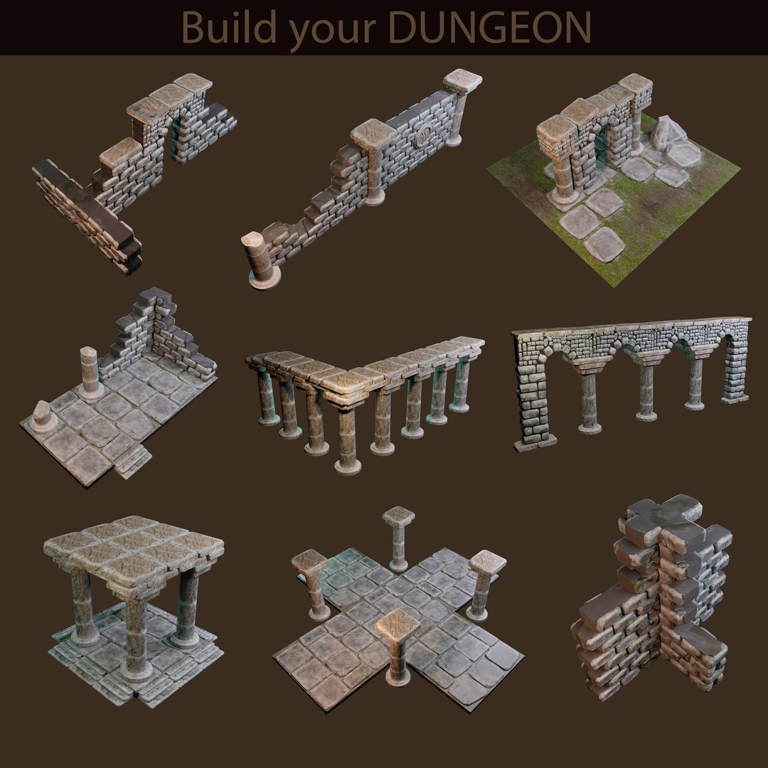 Puzzles Building 3D - TurboSquid 1663988