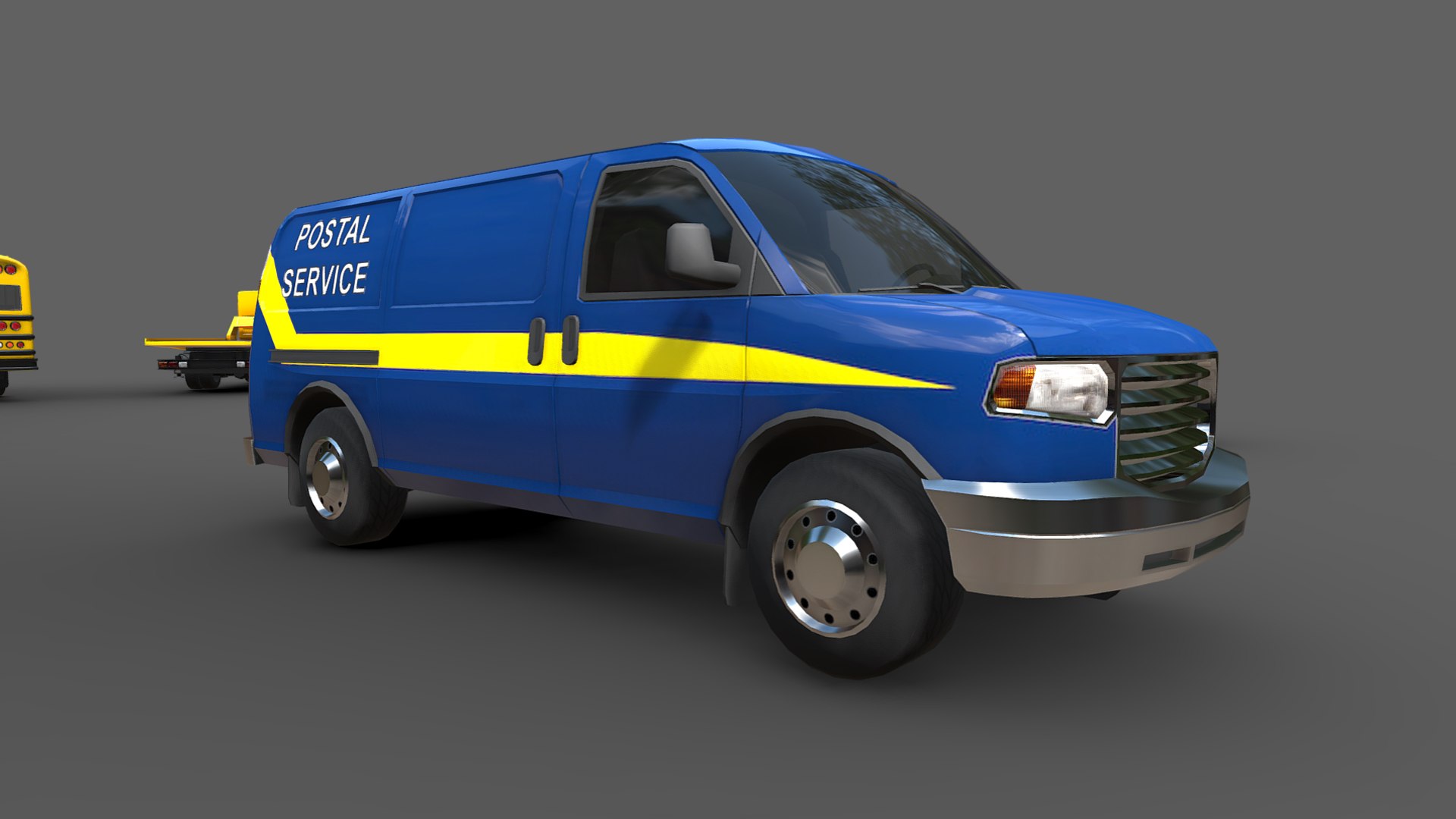 Civil Service Vehicles Pack PBR Model - TurboSquid 2268993