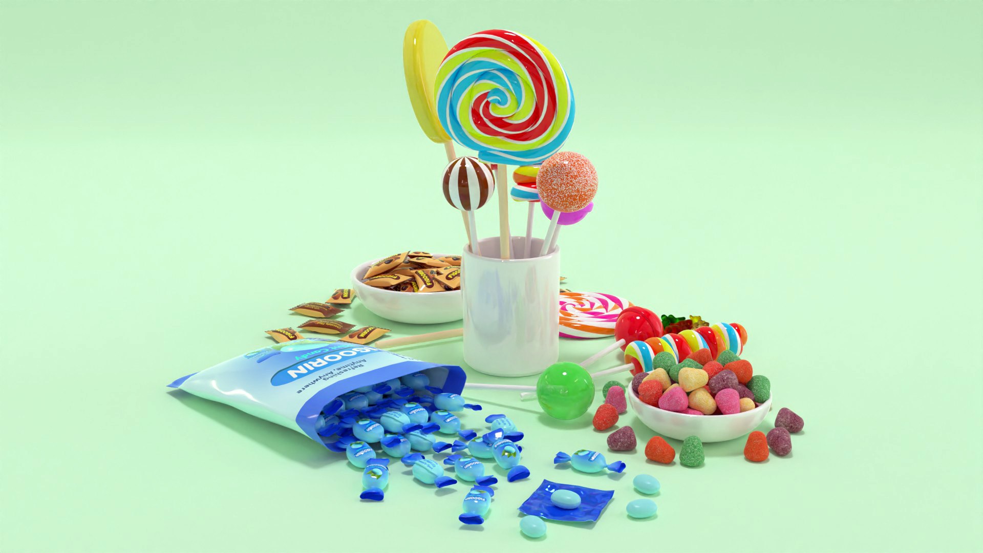 Candy Pack 001 Model - TurboSquid 2229169