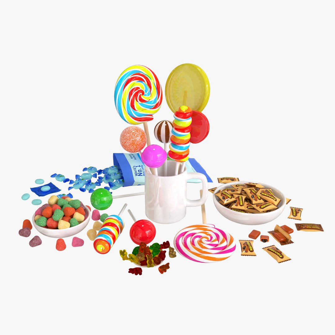 Candy Pack 001 Model - TurboSquid 2229169