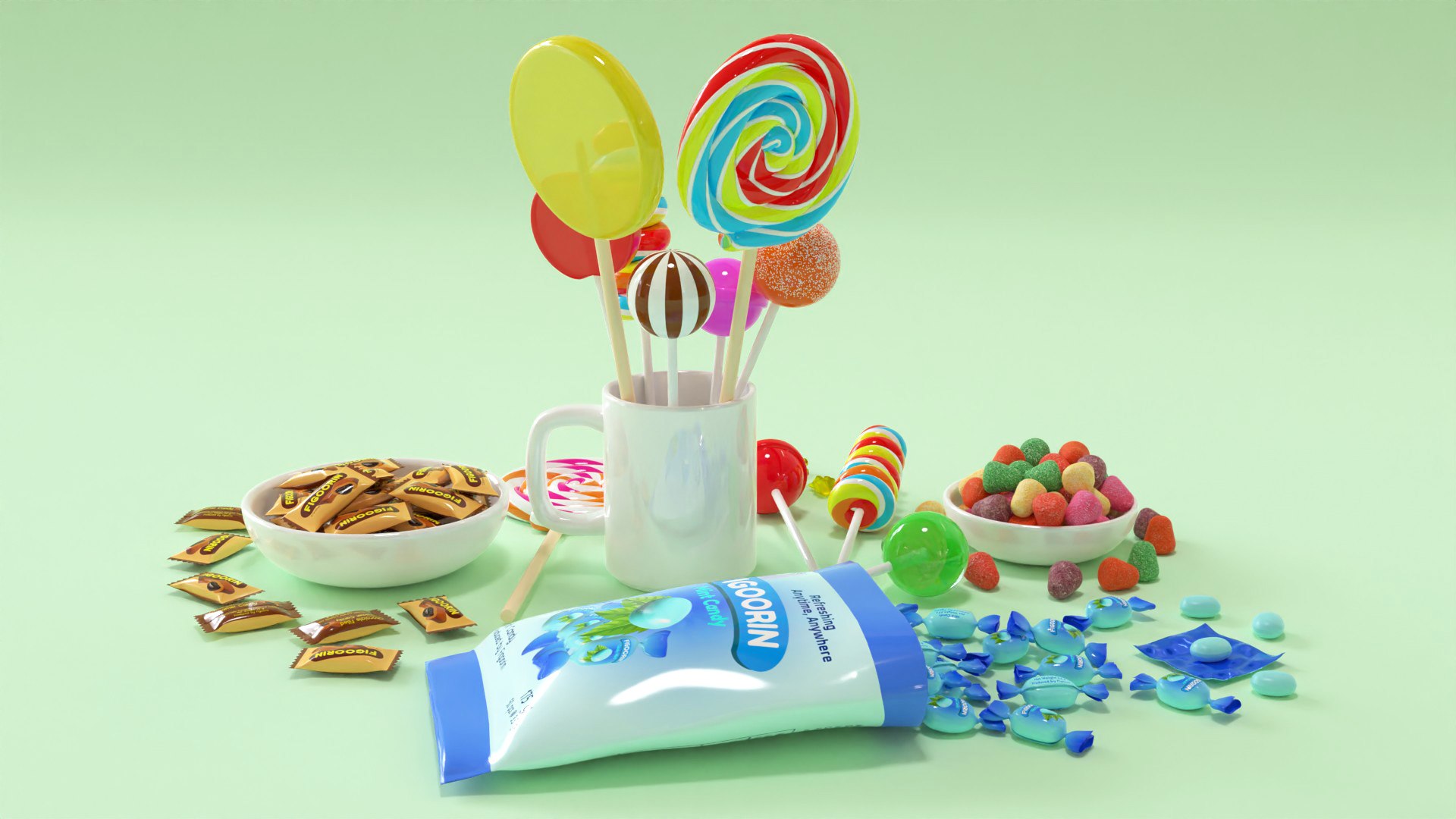 Candy Pack 001 Model - TurboSquid 2229169