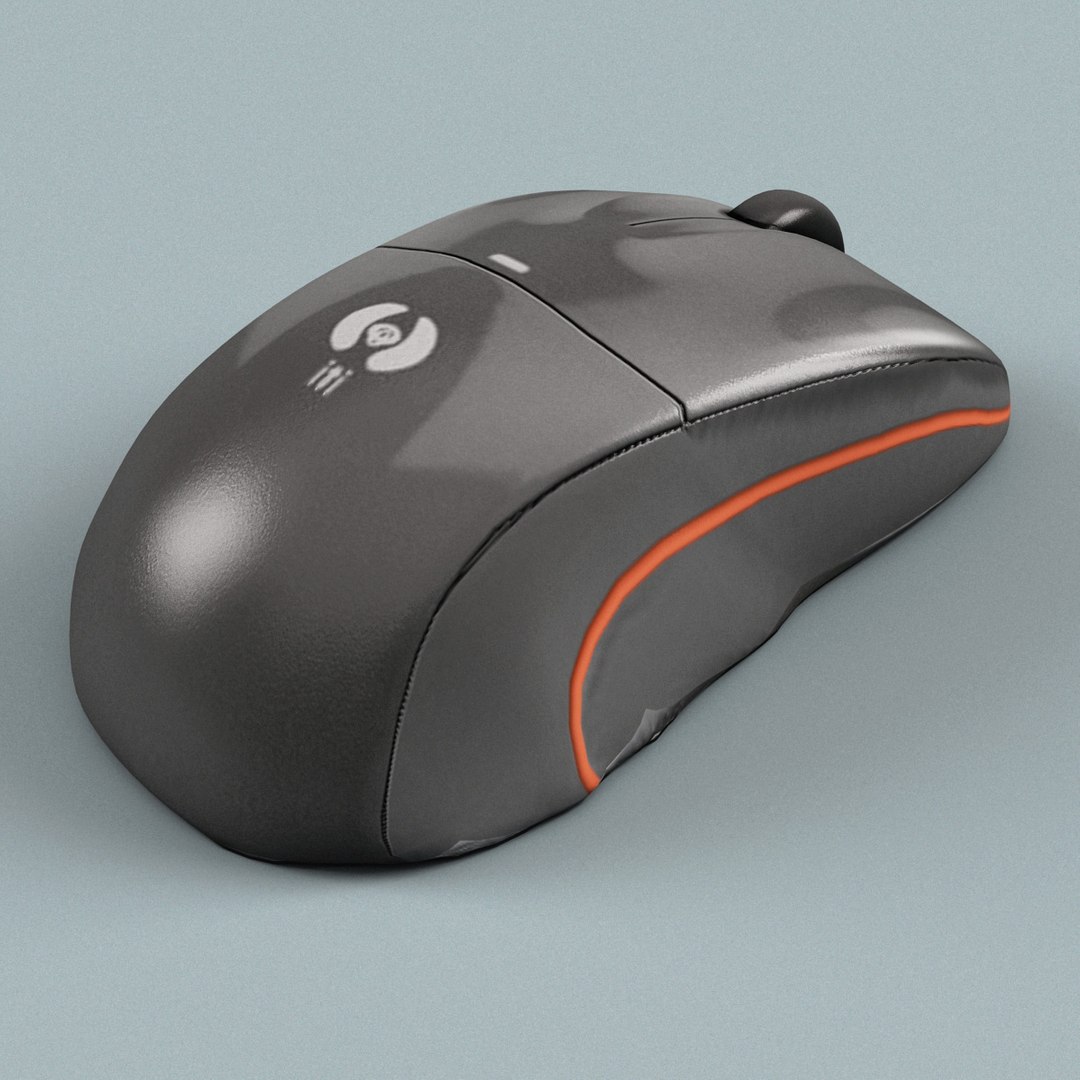 3d Obj Computer Mouse