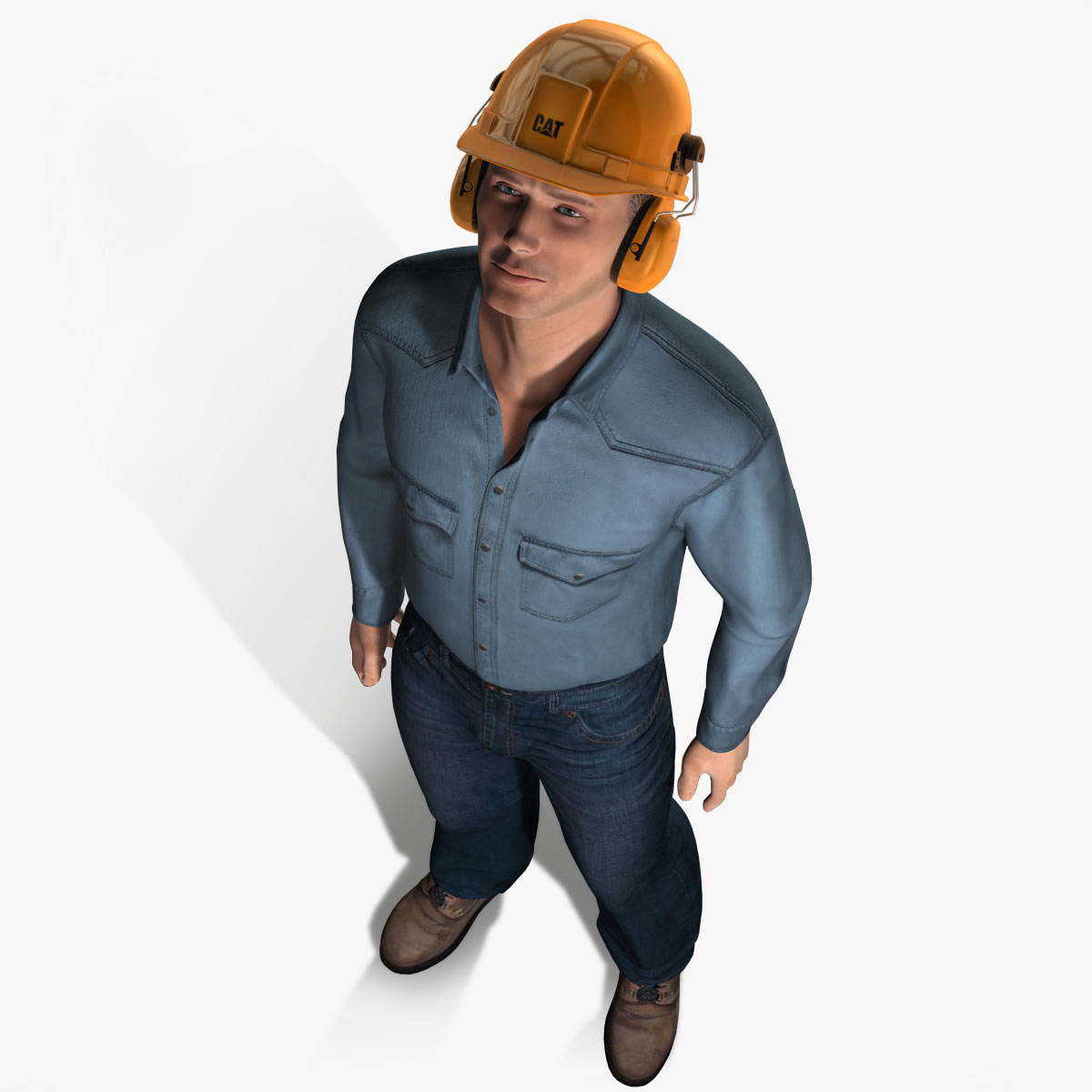 human man 3d model