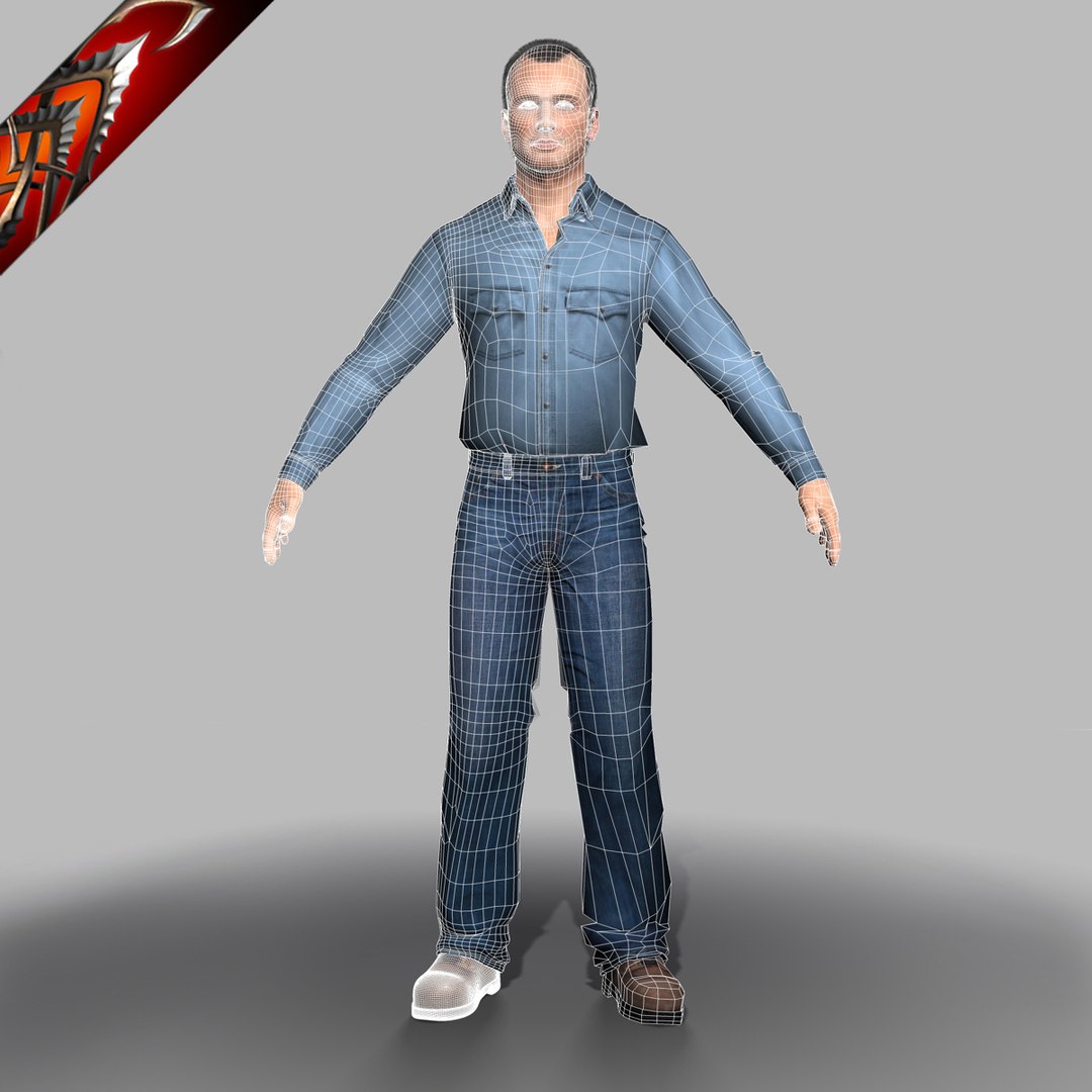 Human Man 3d Model