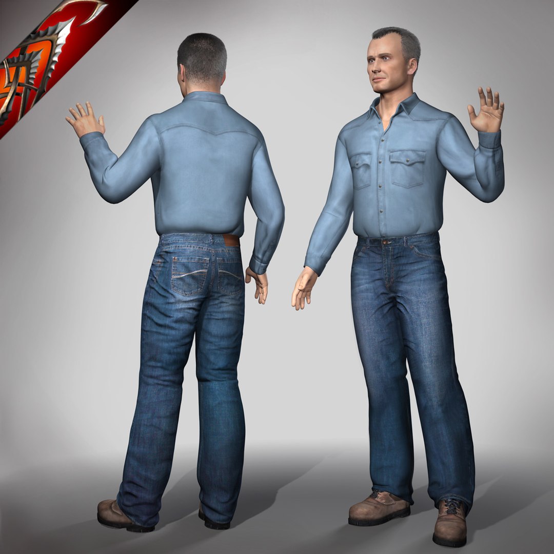 Human Man 3d Model