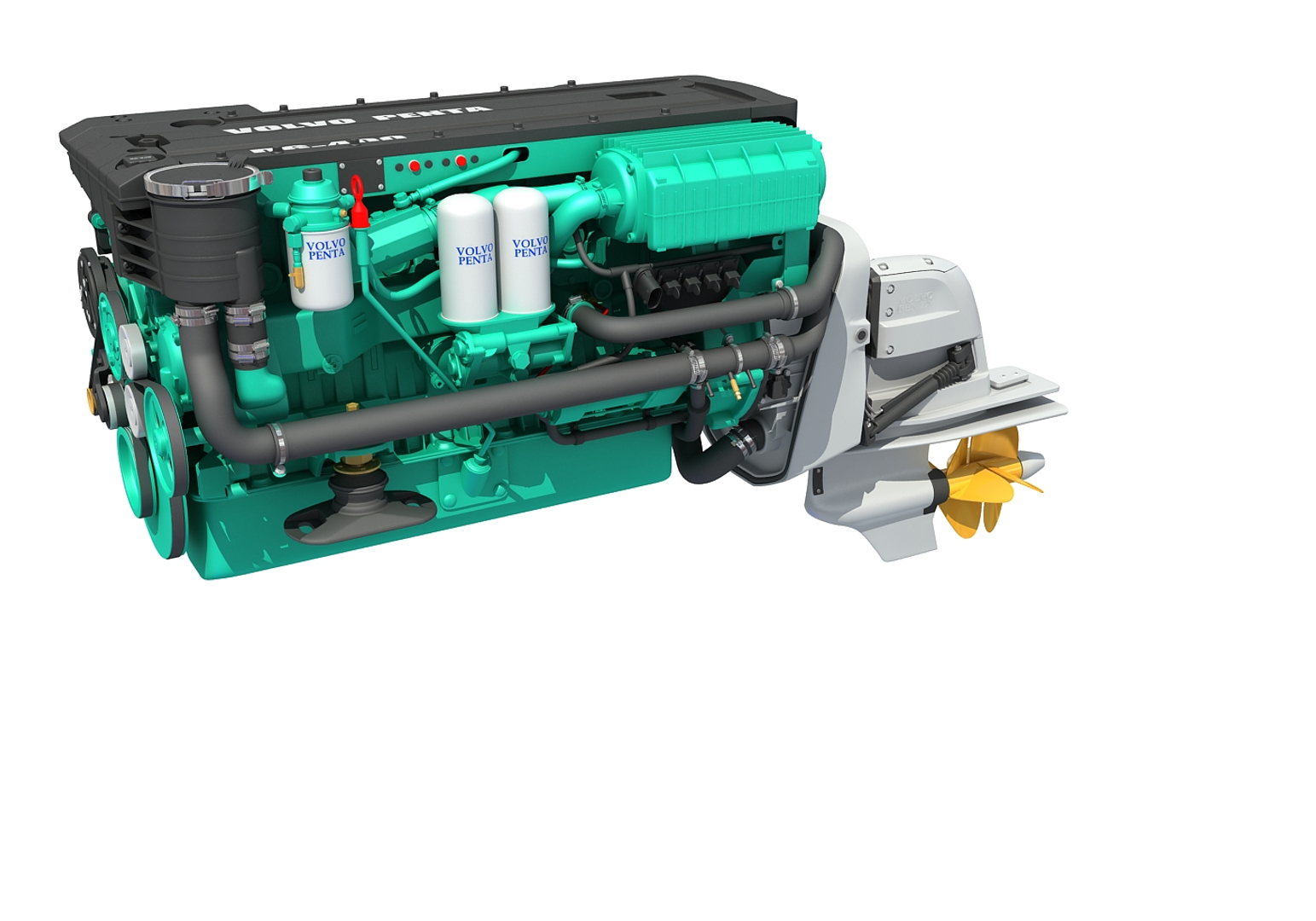 Penta Marine Engine Model - TurboSquid 1301675
