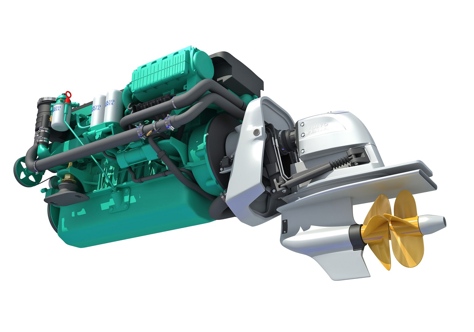 Penta Marine Engine Model - TurboSquid 1301675
