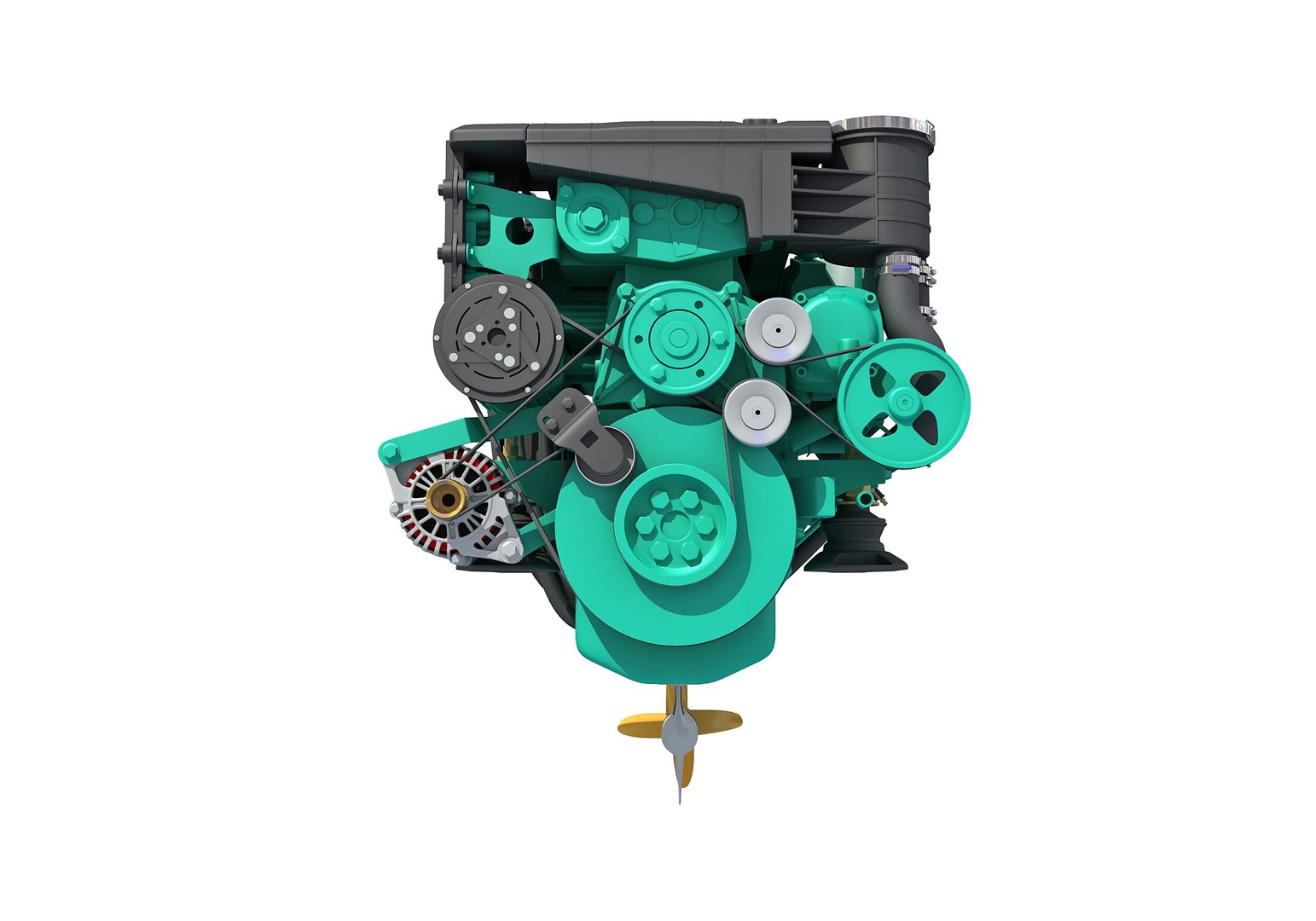 Penta Marine Engine Model - TurboSquid 1301675