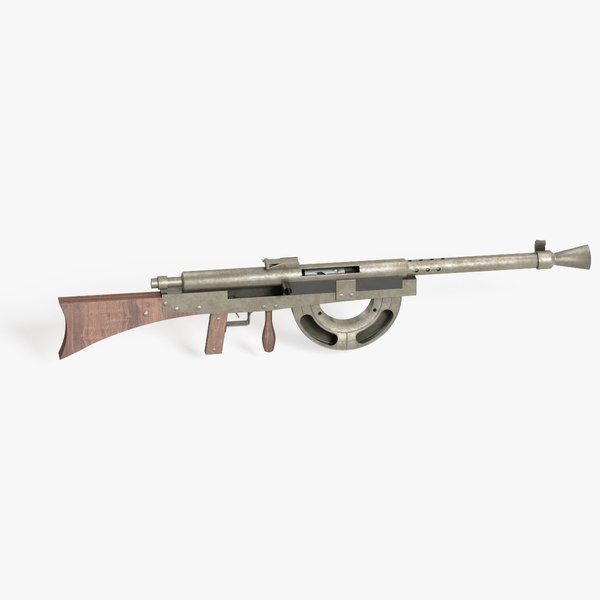 modelo 3d Ametralladora Chauchat 1915 - TurboSquid 739675