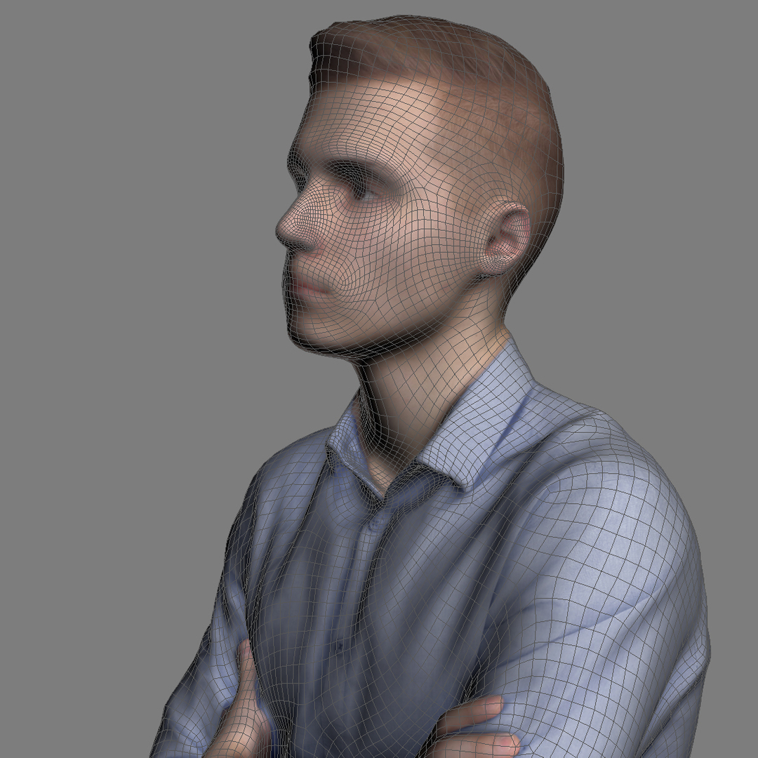 3ds max realistic human
