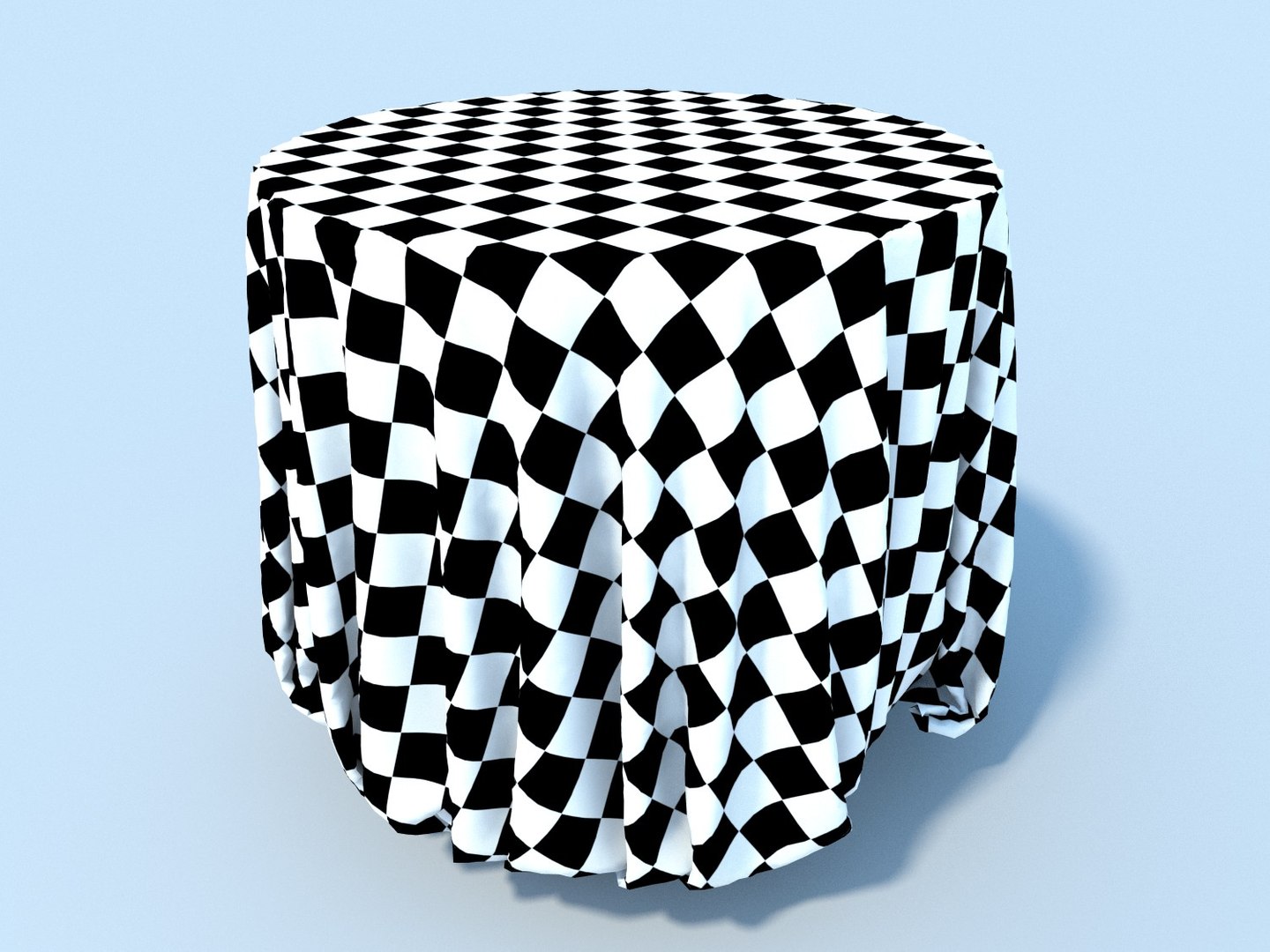 Table Cloth Tablecloth 3d Max