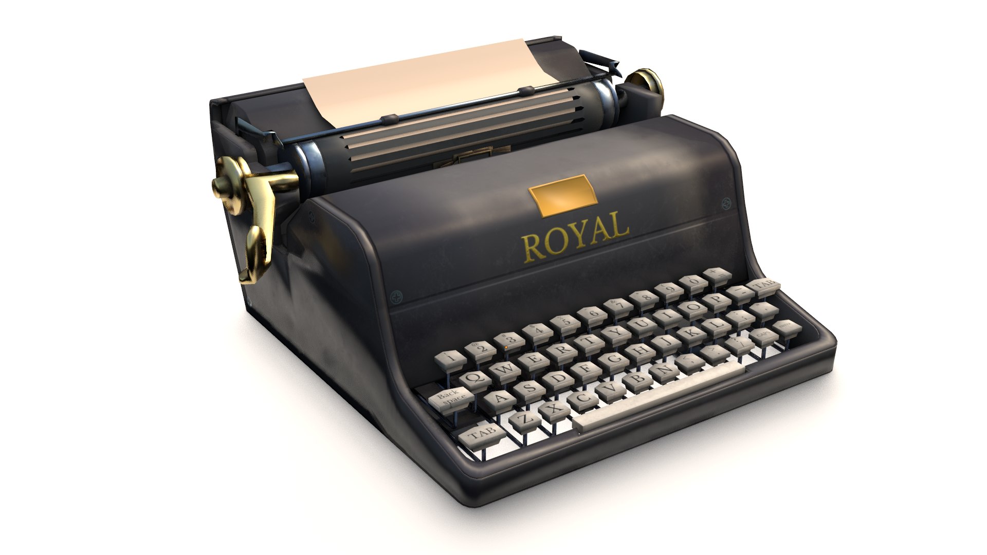 Typewriter 3D - TurboSquid 2340207