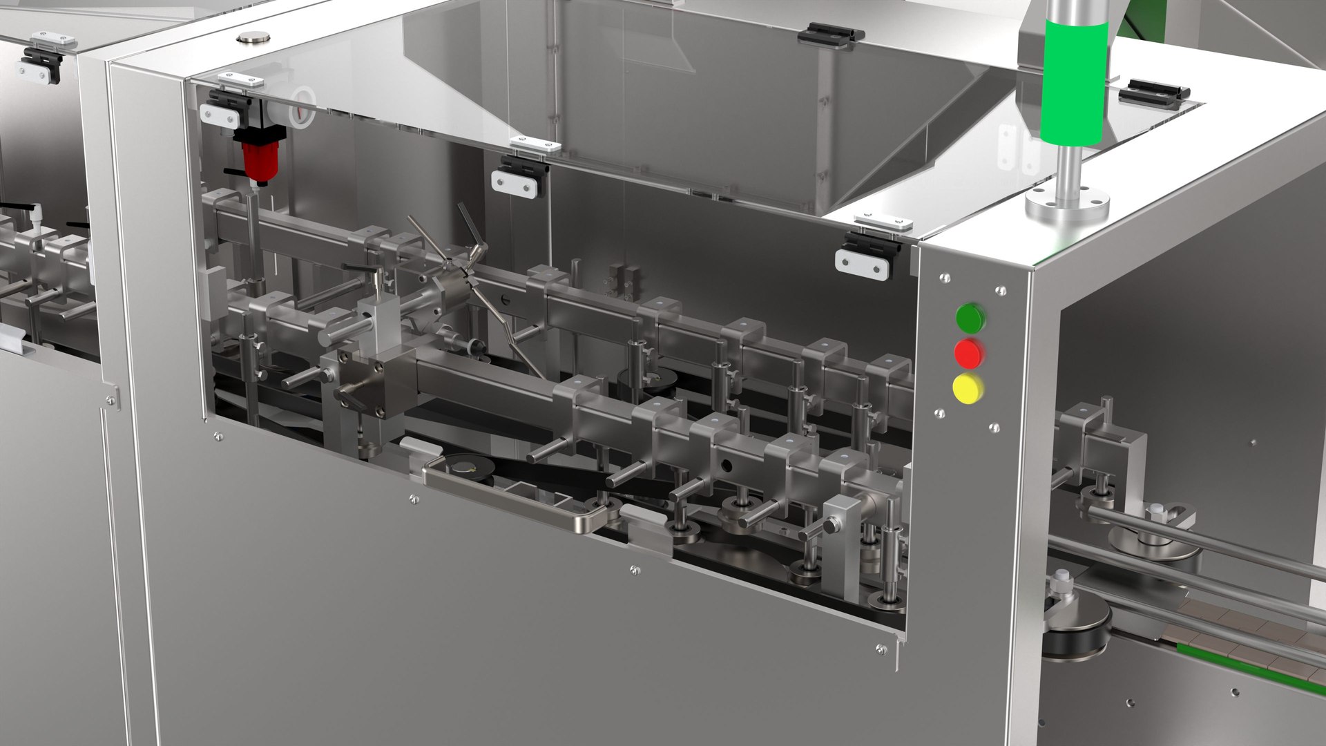 3D Model Fully Automatic Bottle Unscrambler Machine - TurboSquid 2157181