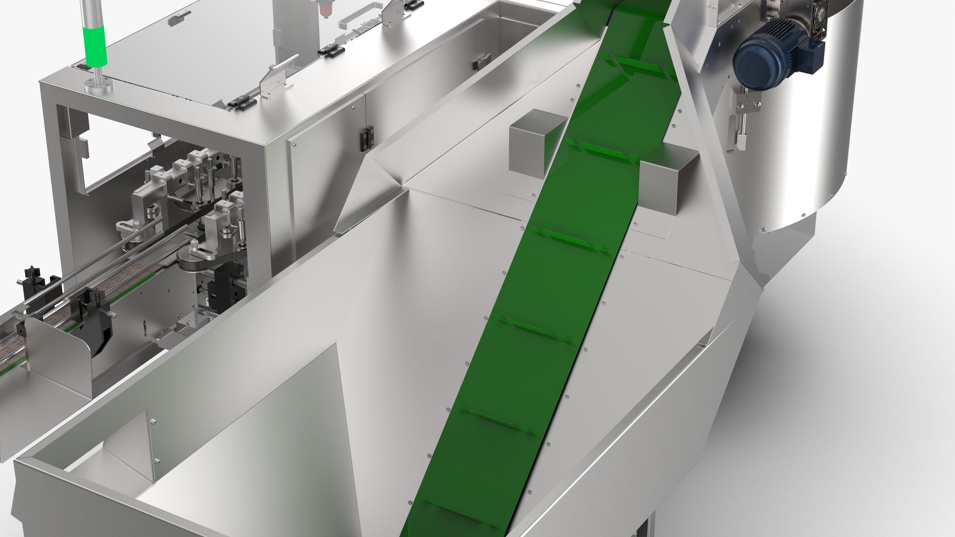 3D Model Fully Automatic Bottle Unscrambler Machine - TurboSquid 2157181