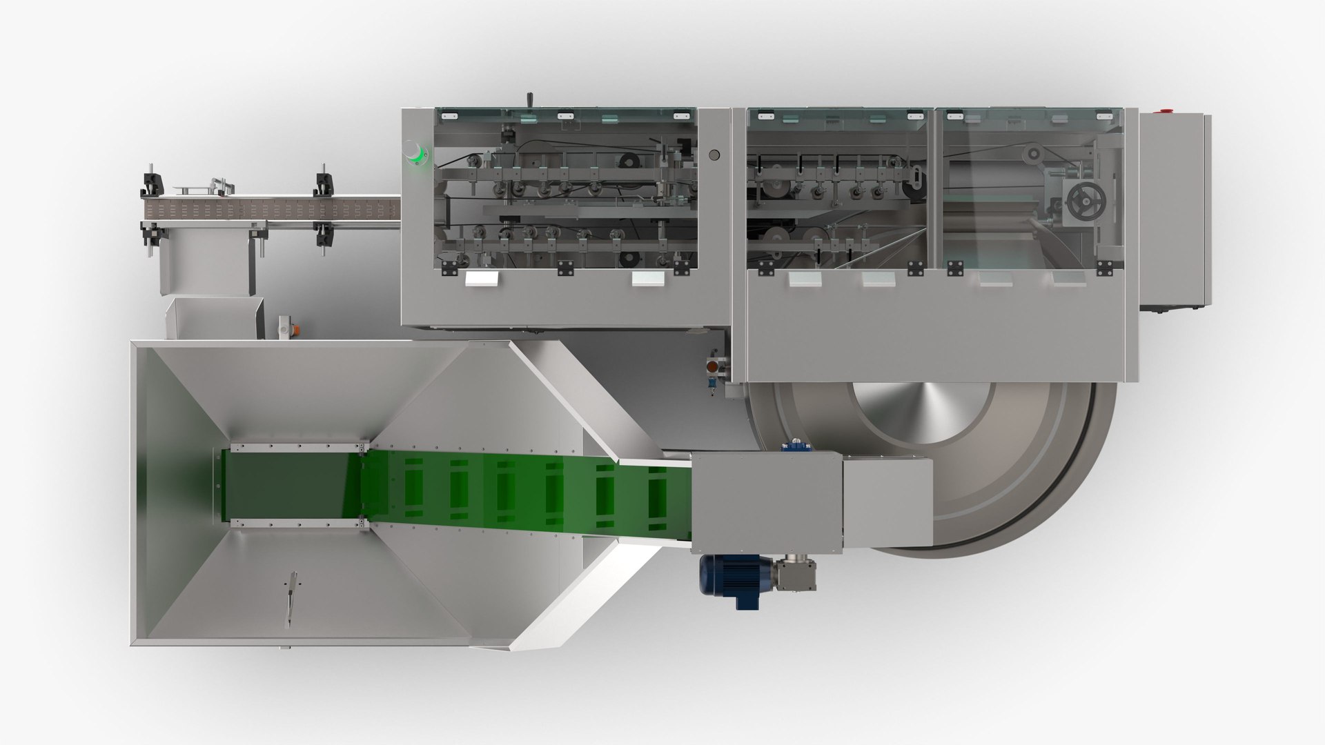 3D Model Fully Automatic Bottle Unscrambler Machine - TurboSquid 2157181