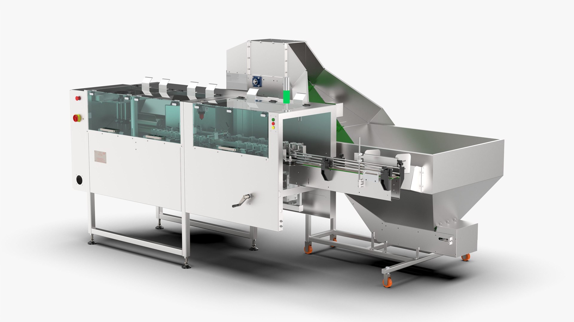 3D Model Fully Automatic Bottle Unscrambler Machine - TurboSquid 2157181