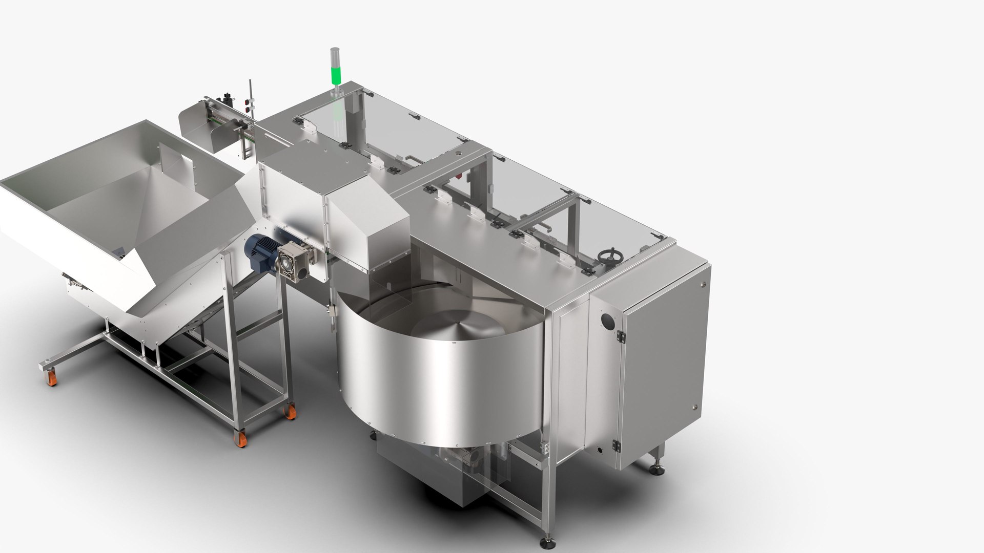 3D Model Fully Automatic Bottle Unscrambler Machine - TurboSquid 2157181