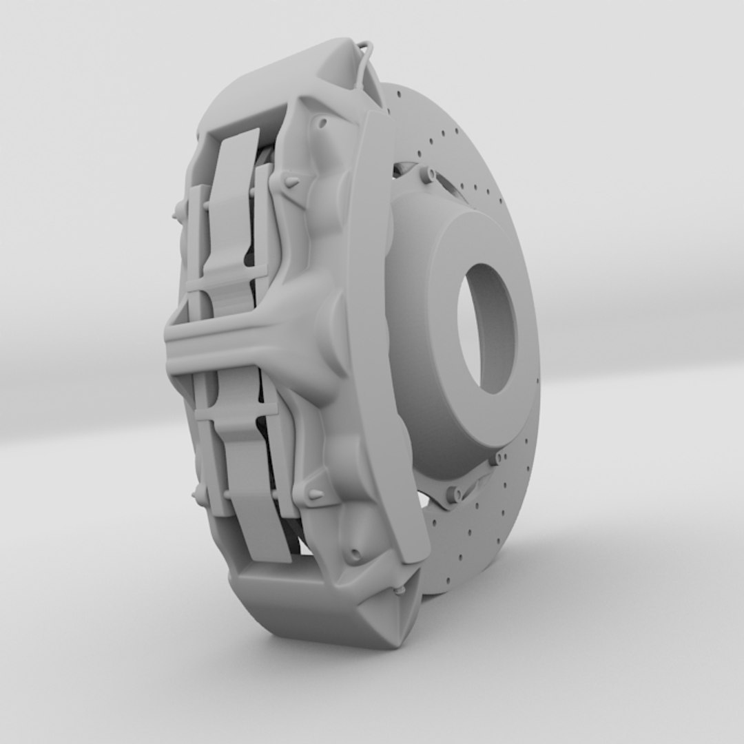 Brembo Racing Caliper 3d Obj