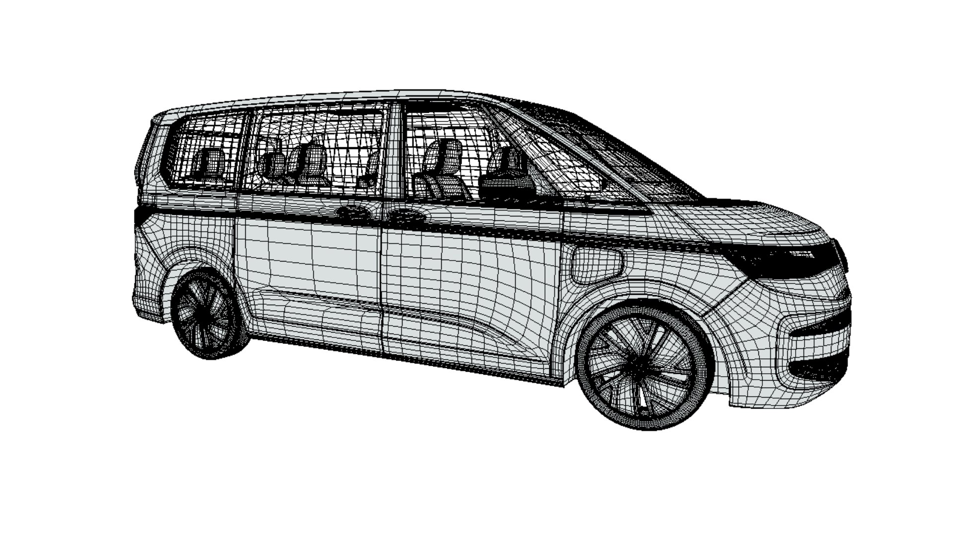 Volkswagen Multivan Style 3D Model - TurboSquid 2332774
