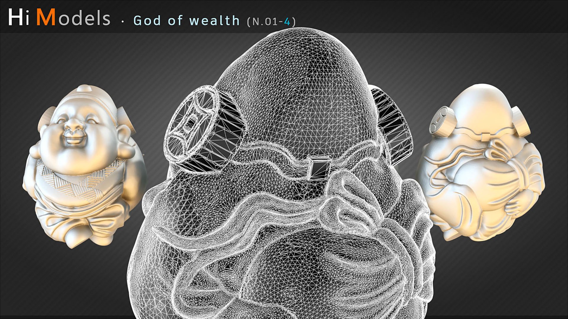 God Of Wealth 01 3D - TurboSquid 1803772