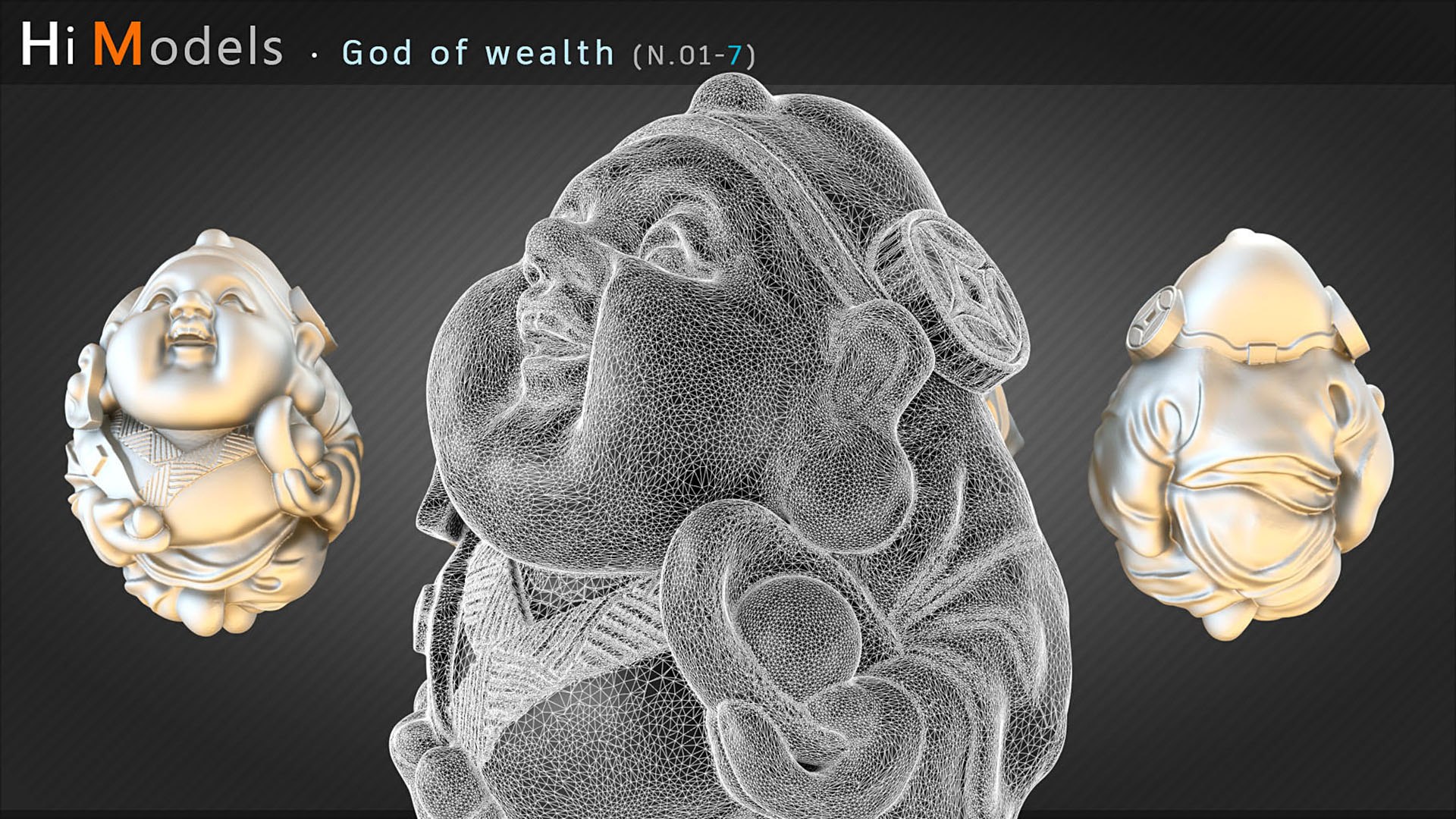 God Of Wealth 01 3D - TurboSquid 1803772