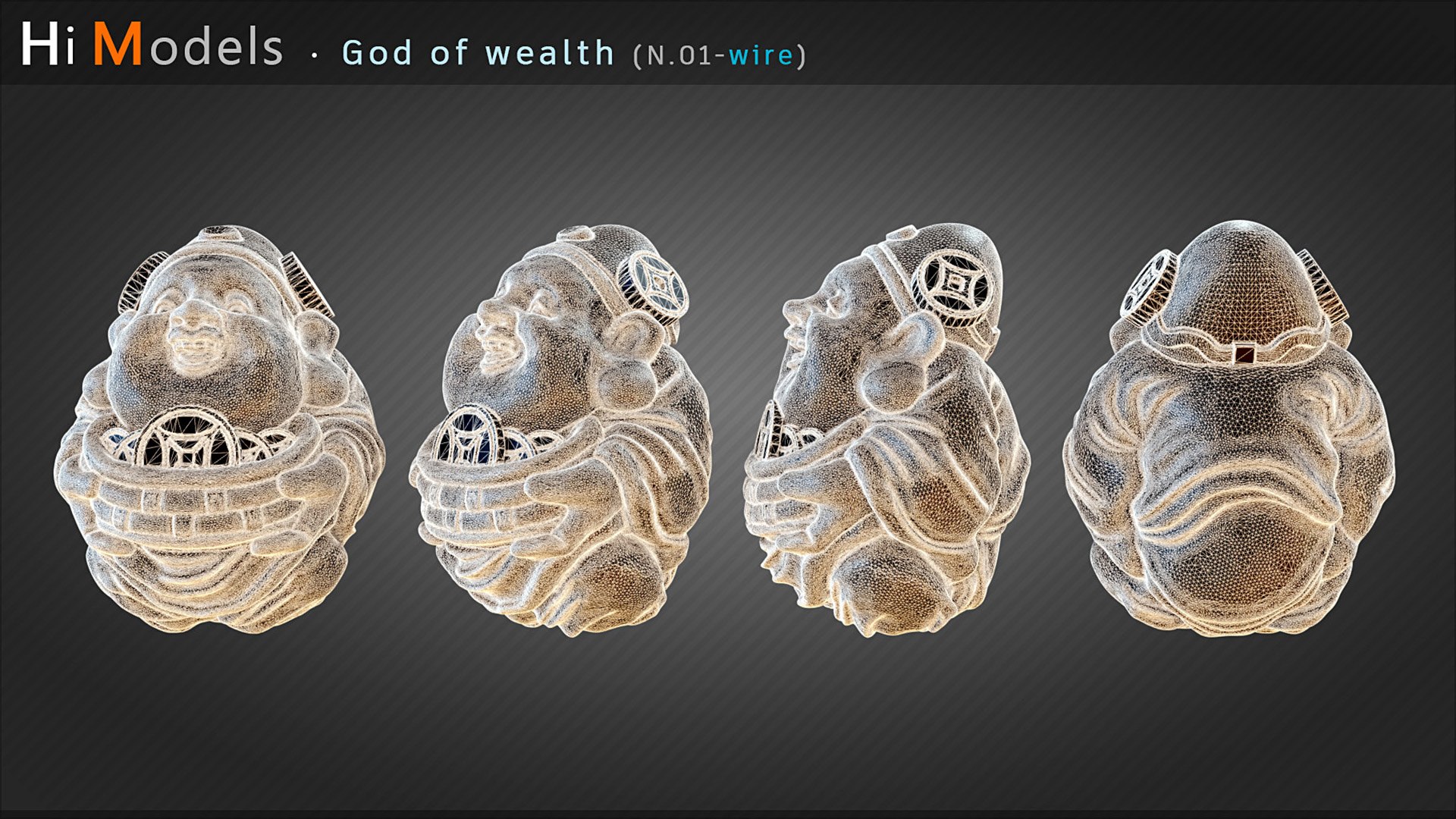 God Of Wealth 01 3D - TurboSquid 1803772