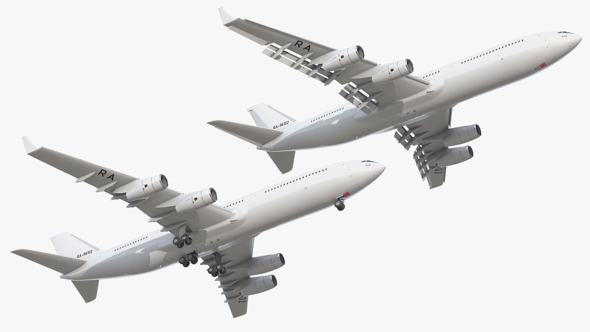 3D Ilyushin IL-96-400 Rigged - TurboSquid 1978331