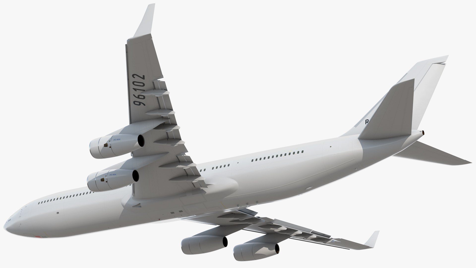 3D Ilyushin IL-96-400 Rigged - TurboSquid 1978331