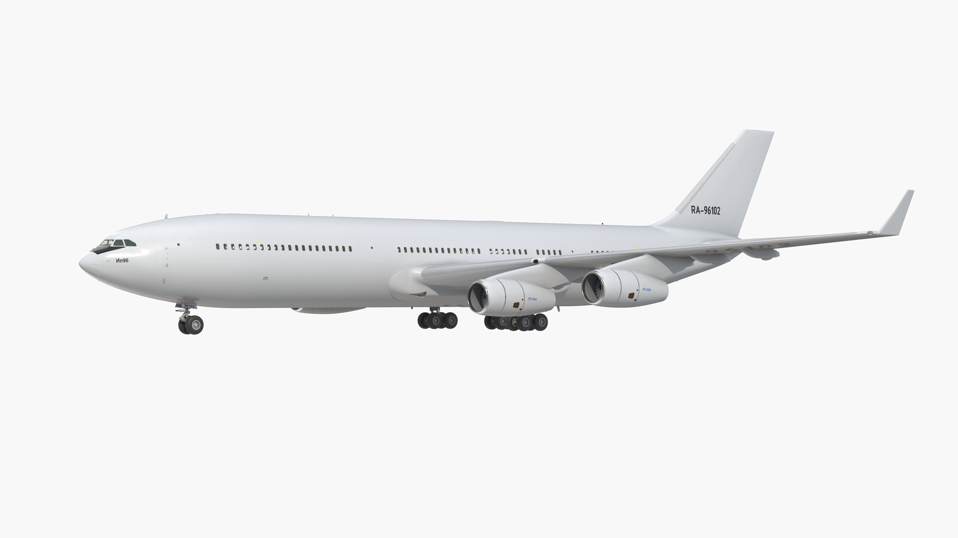 3D Ilyushin IL-96-400 Rigged - TurboSquid 1978331