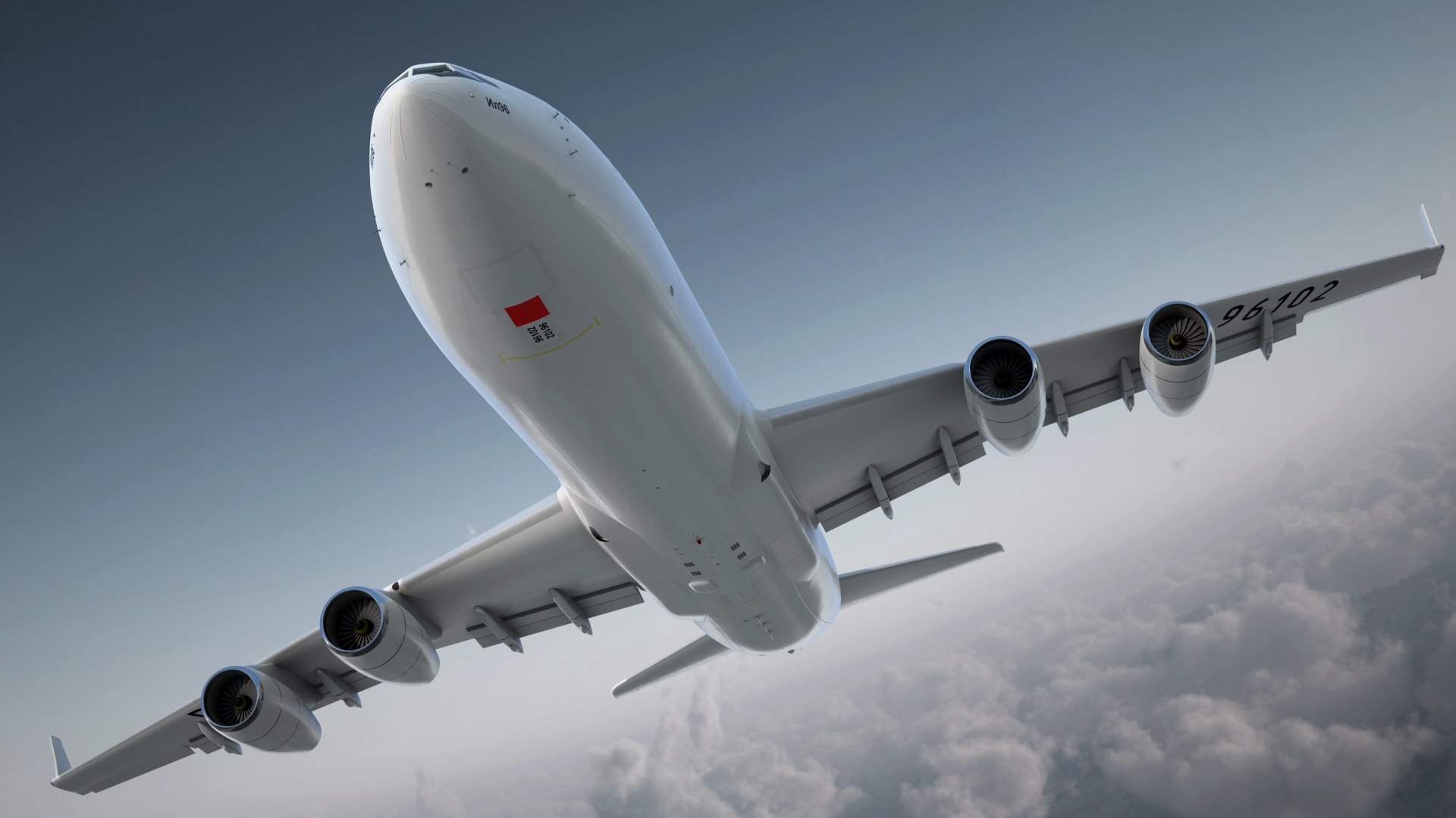 3D Ilyushin IL-96-400 Rigged - TurboSquid 1978331