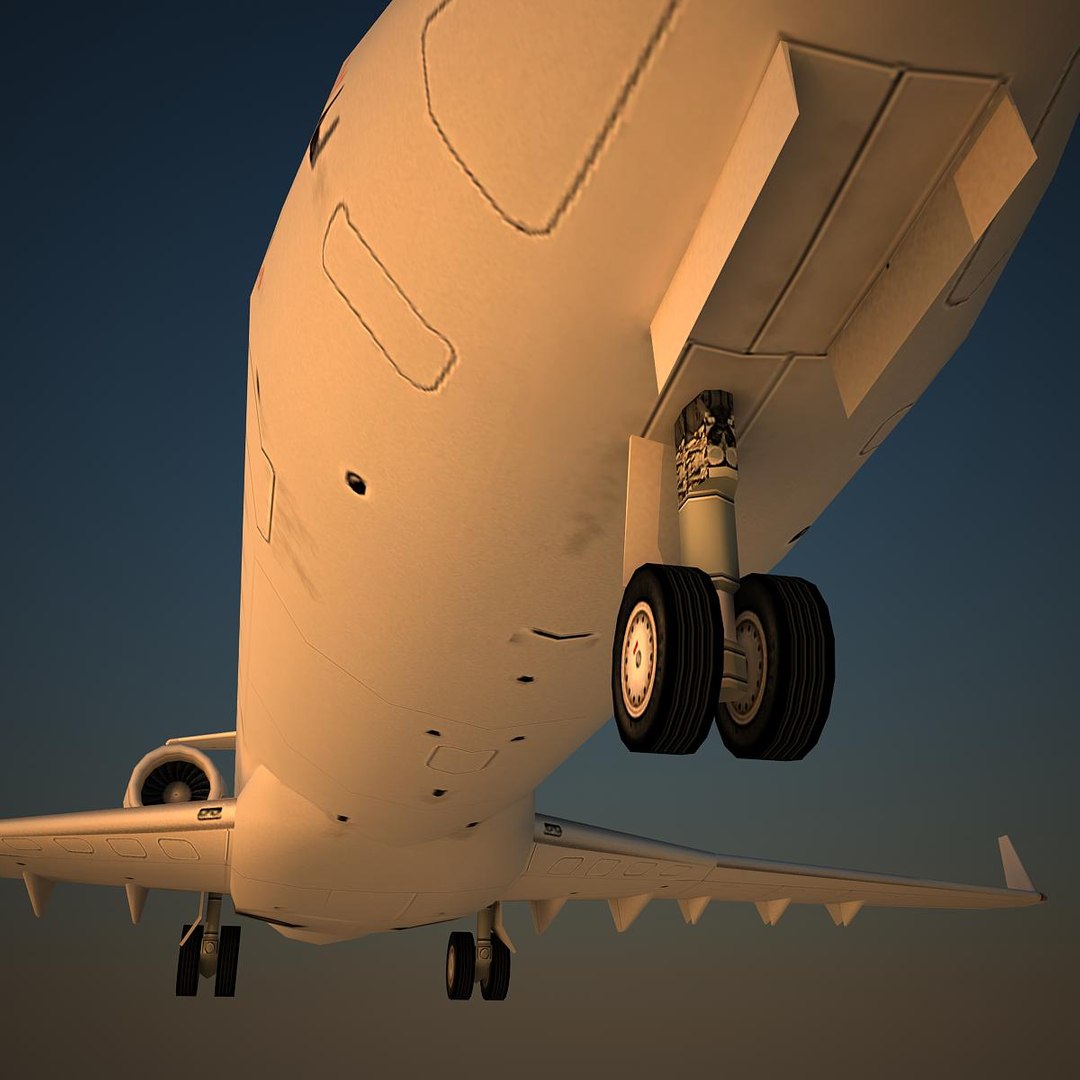 Bombardier Challenger 3d Model