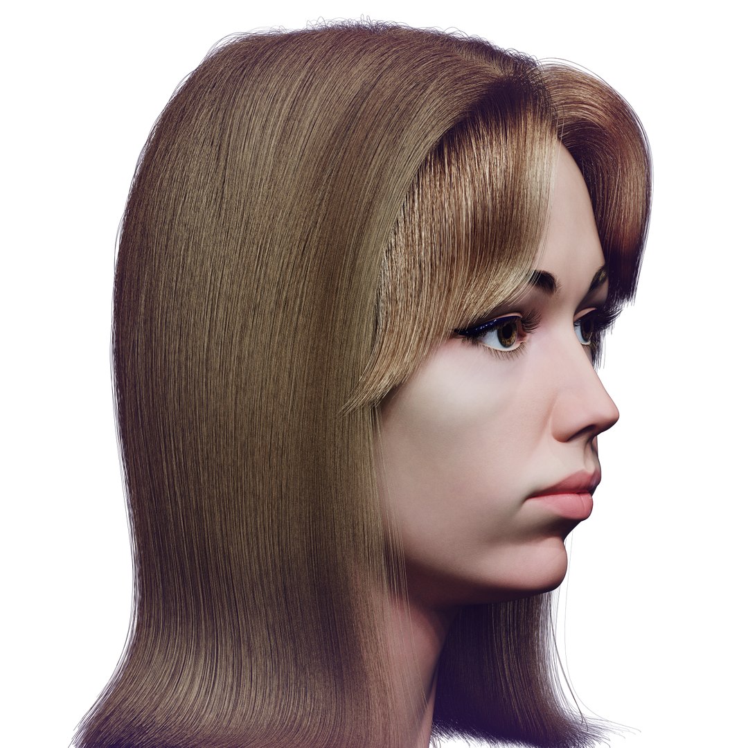 3D Girl Head Model - TurboSquid 2276012