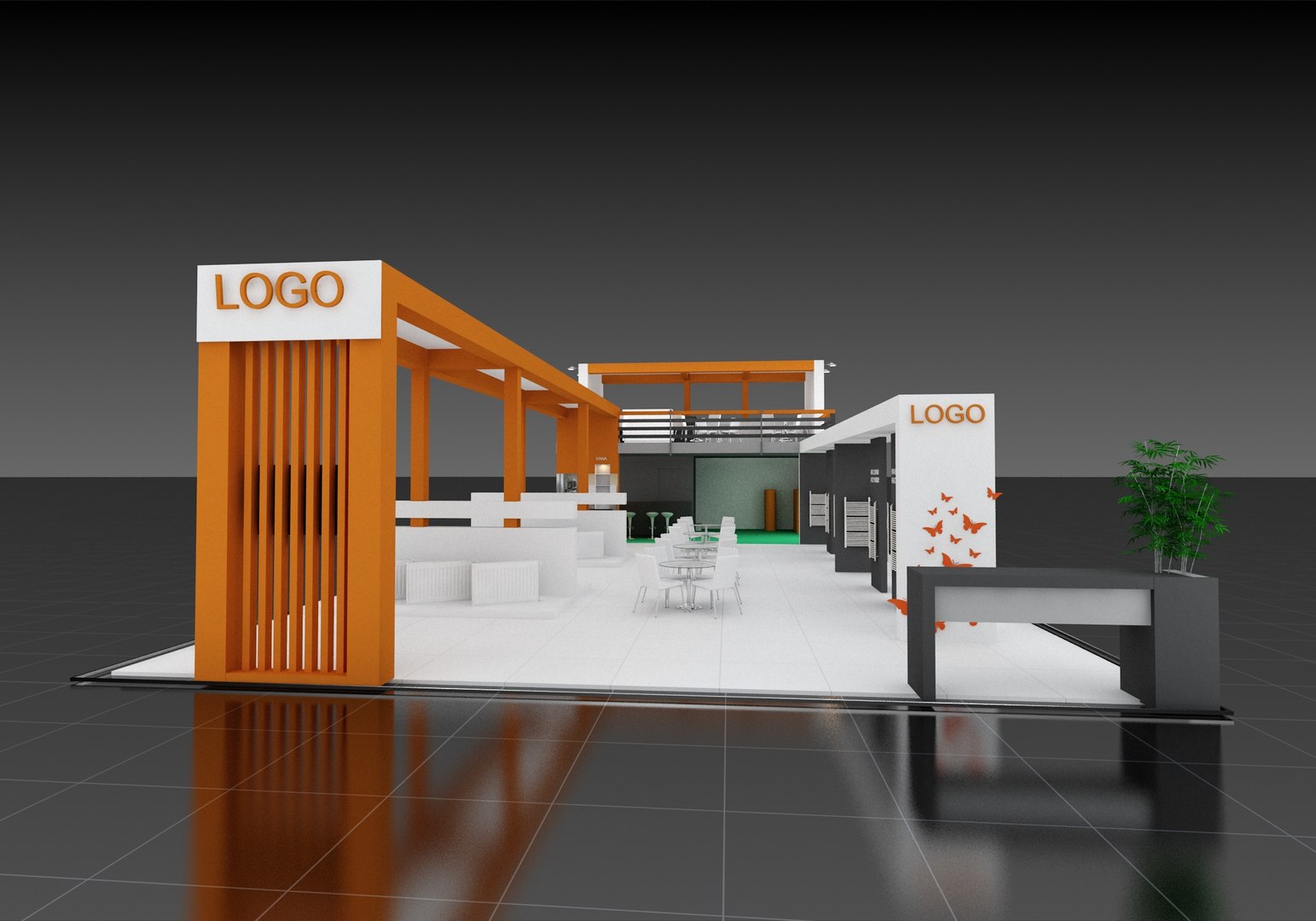 3D Exhibition Stand - TurboSquid 2024258