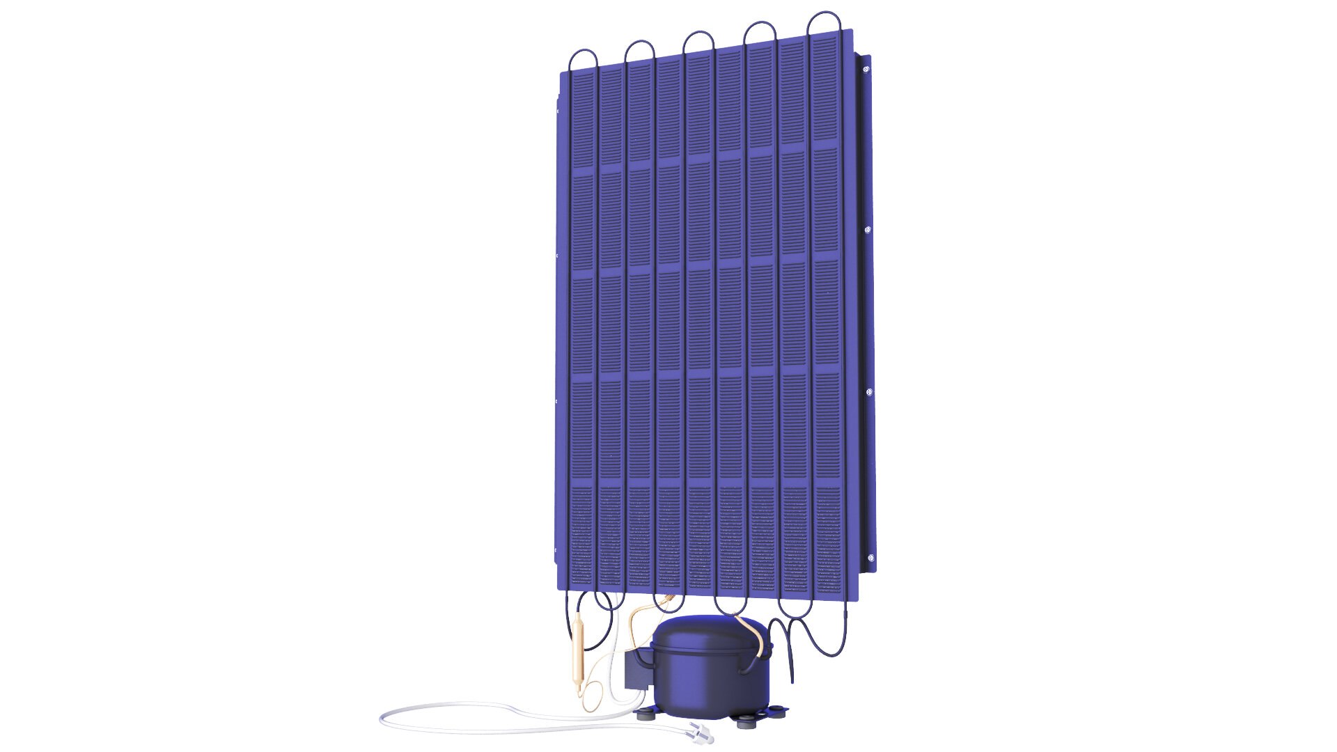 Refrigerator Compressor Condenser 4 3D Model - TurboSquid 2097263
