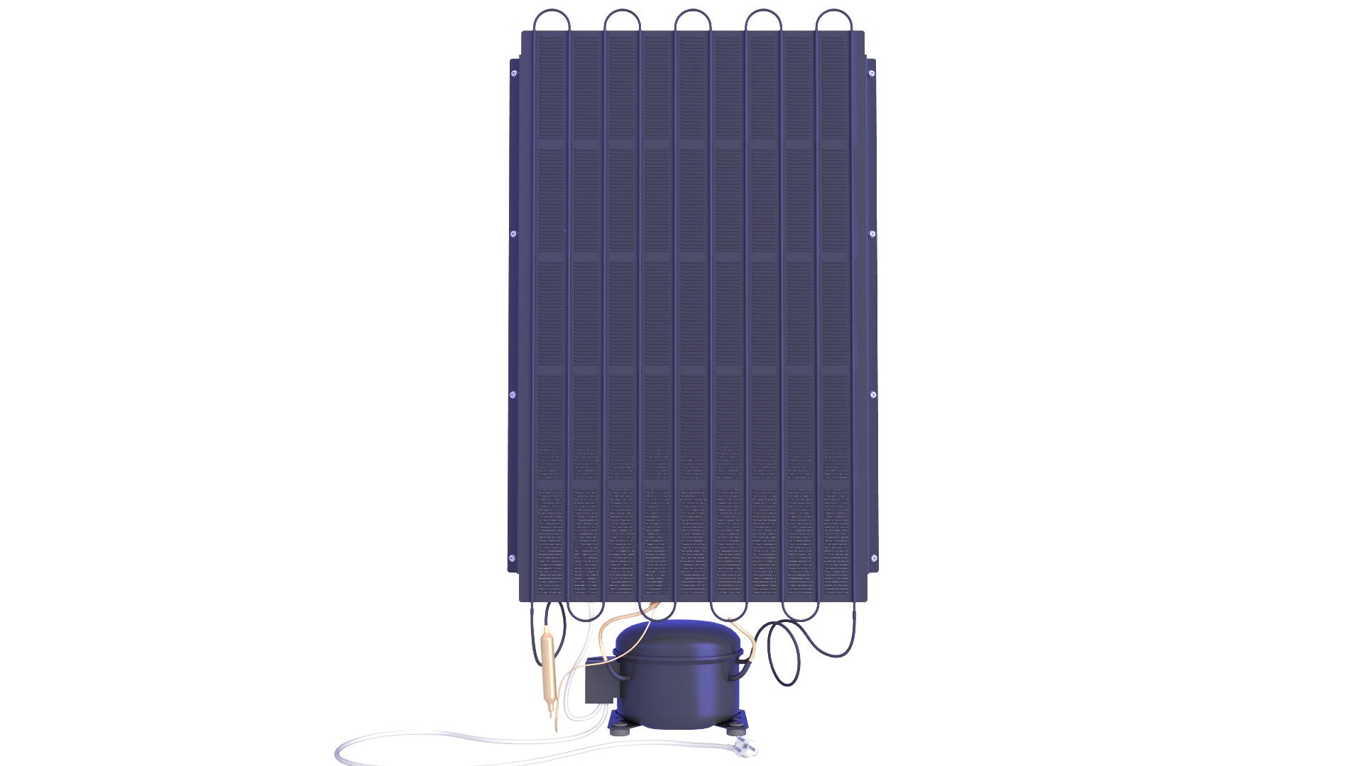 Refrigerator Compressor Condenser 4 3D Model - TurboSquid 2097263