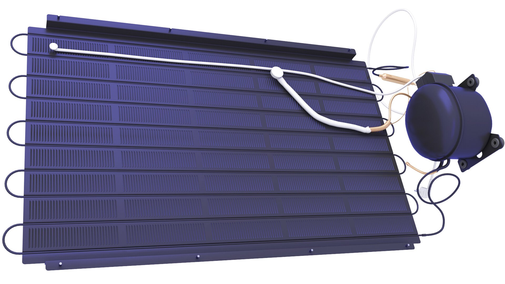 Refrigerator Compressor Condenser 4 3D Model - TurboSquid 2097263