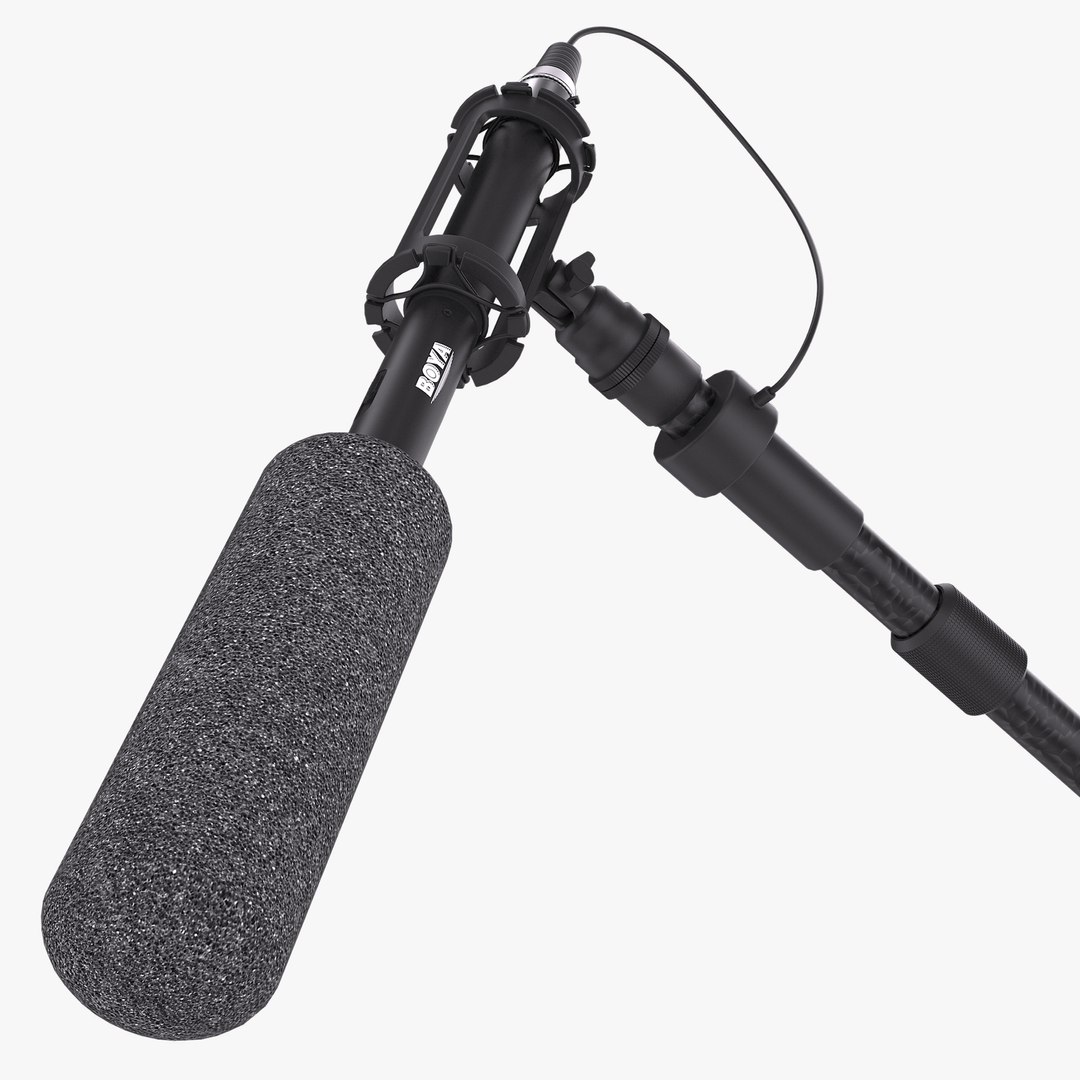 Boom Microphone 3D - TurboSquid 1937662
