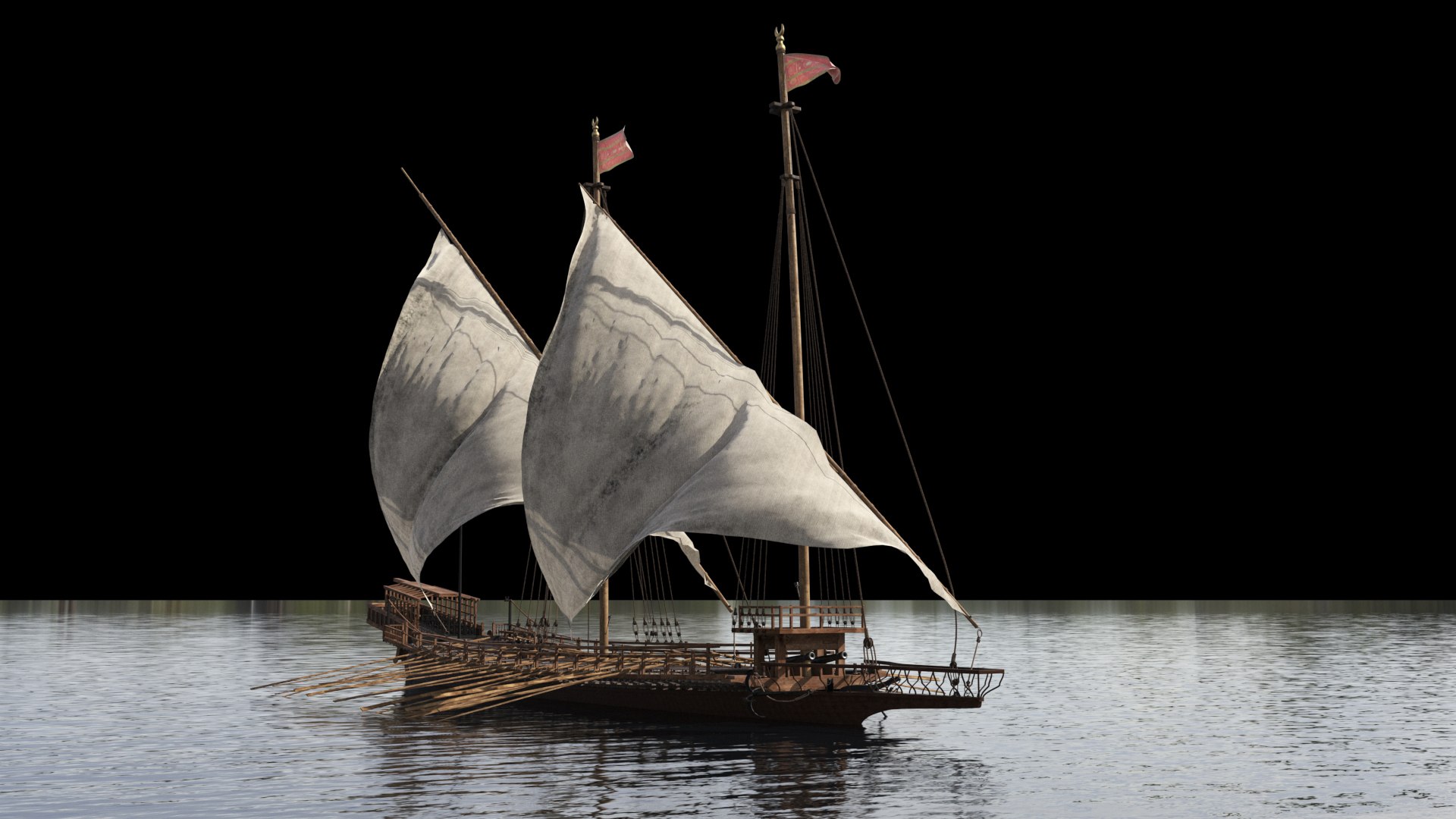 3D Ottoman Ship - TurboSquid 1940981
